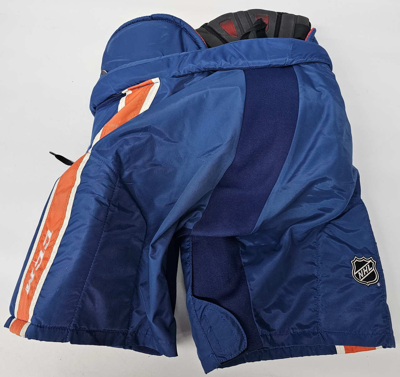 CCM HP45X PRO STOCK HOCKEY PANTS CUSTOM MEDIUM ISLANDERS NHL AHL USED ...