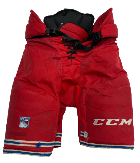 CCM HP45 PRO STOCK HOCKEY PANTS LARGE NEW YORK RANGERS USED NHL (10192 ...