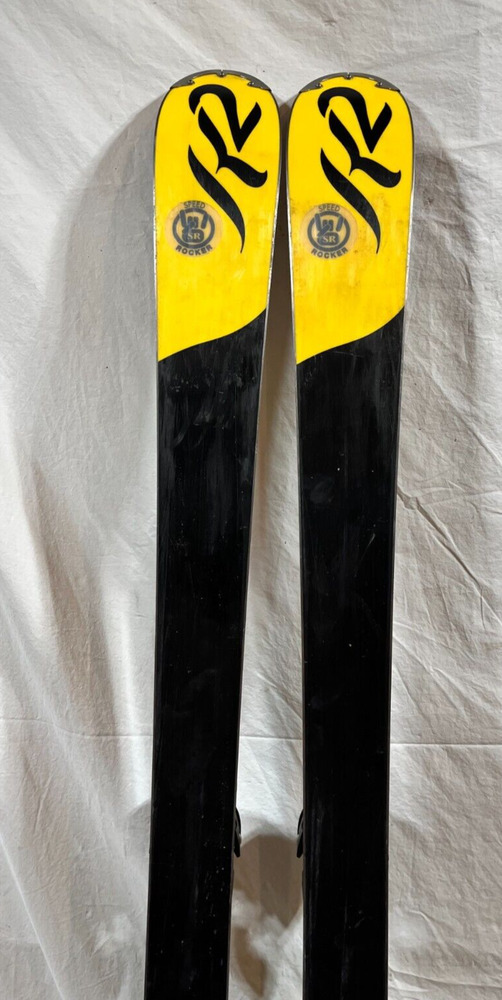 K2 Super Burnin' 153cm 121-72-106 Speed Rocker Skis Marker Adjustable ...