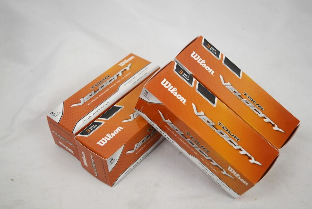 WILSON VELOCITY TWO 3 PACKS OF GOLF BALLS | SidelineSwap