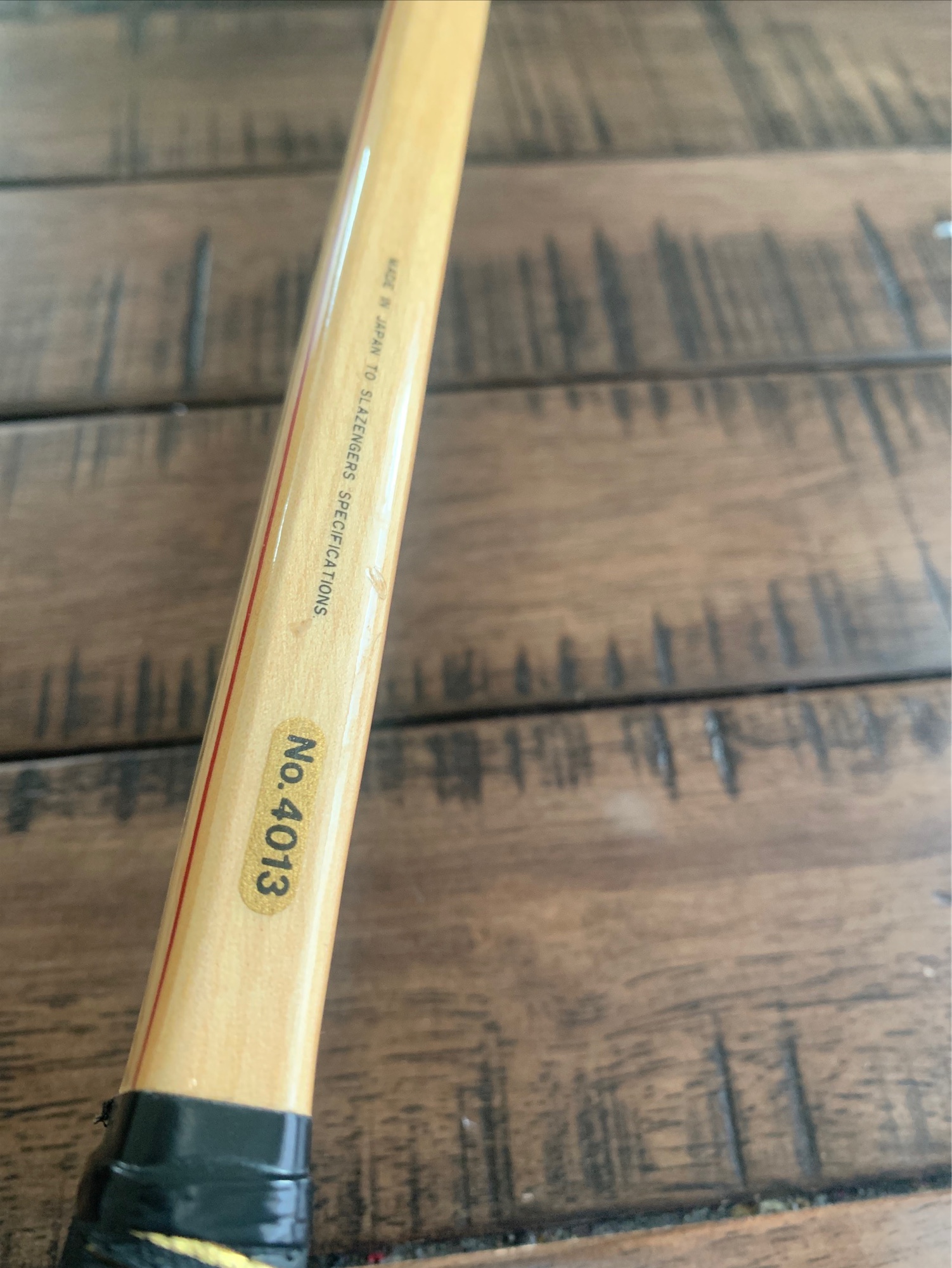 Vintage Rare Slazenger super master Squash Racket made in Japan 4013 ...