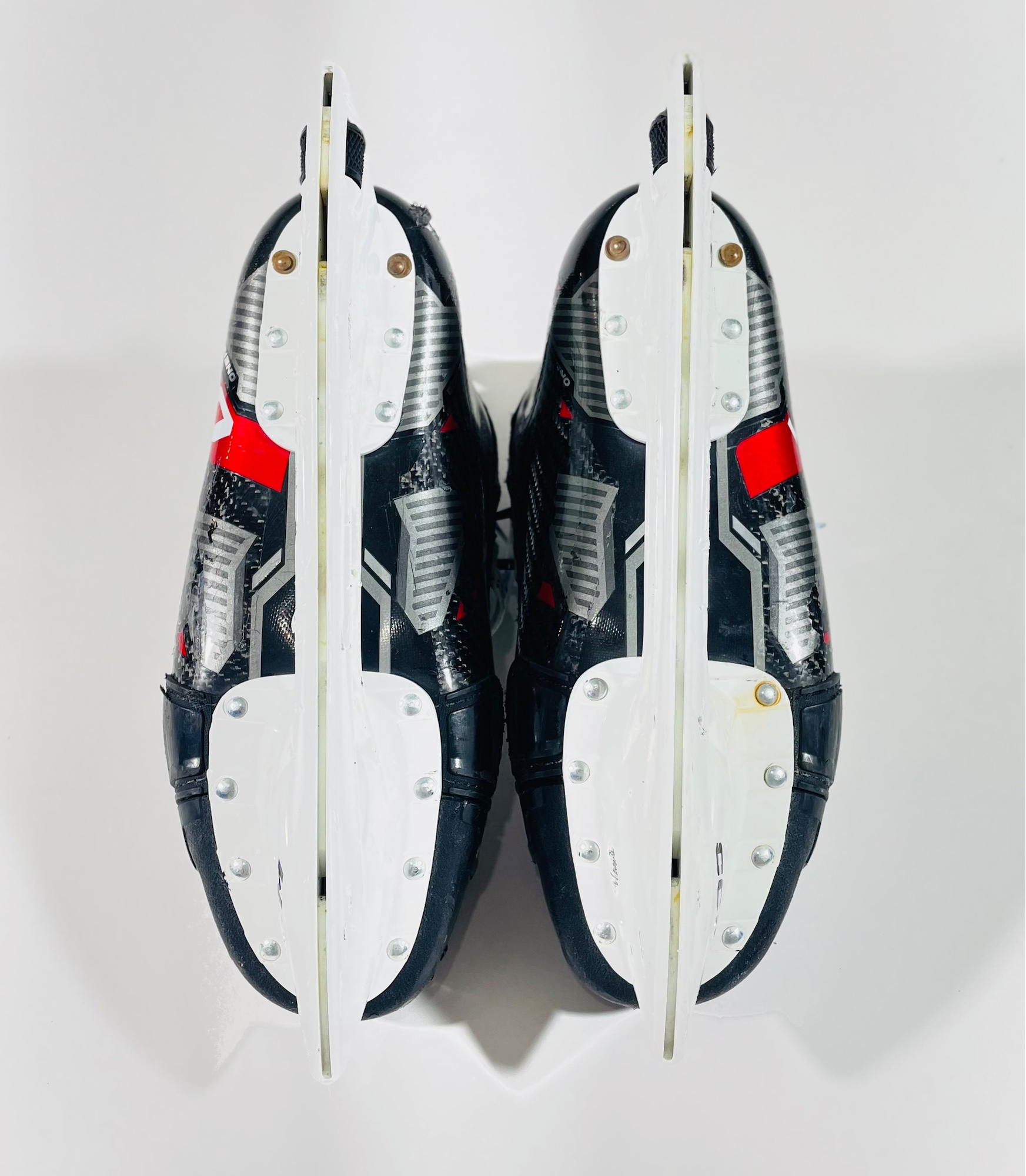 CCM ASV Pro (Pro Stock) Custom Red Hockey Skates - Size 8 Regular Width ...