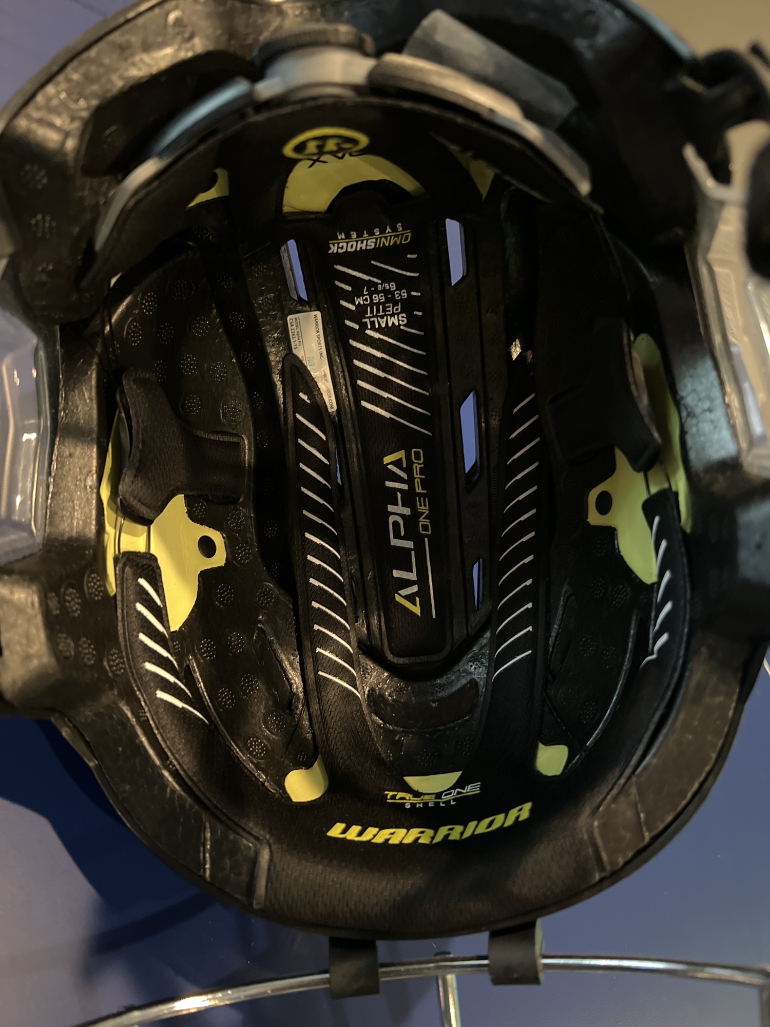 Warrior Alpha One pro Box Lacrosse Helmet With Cage | SidelineSwap