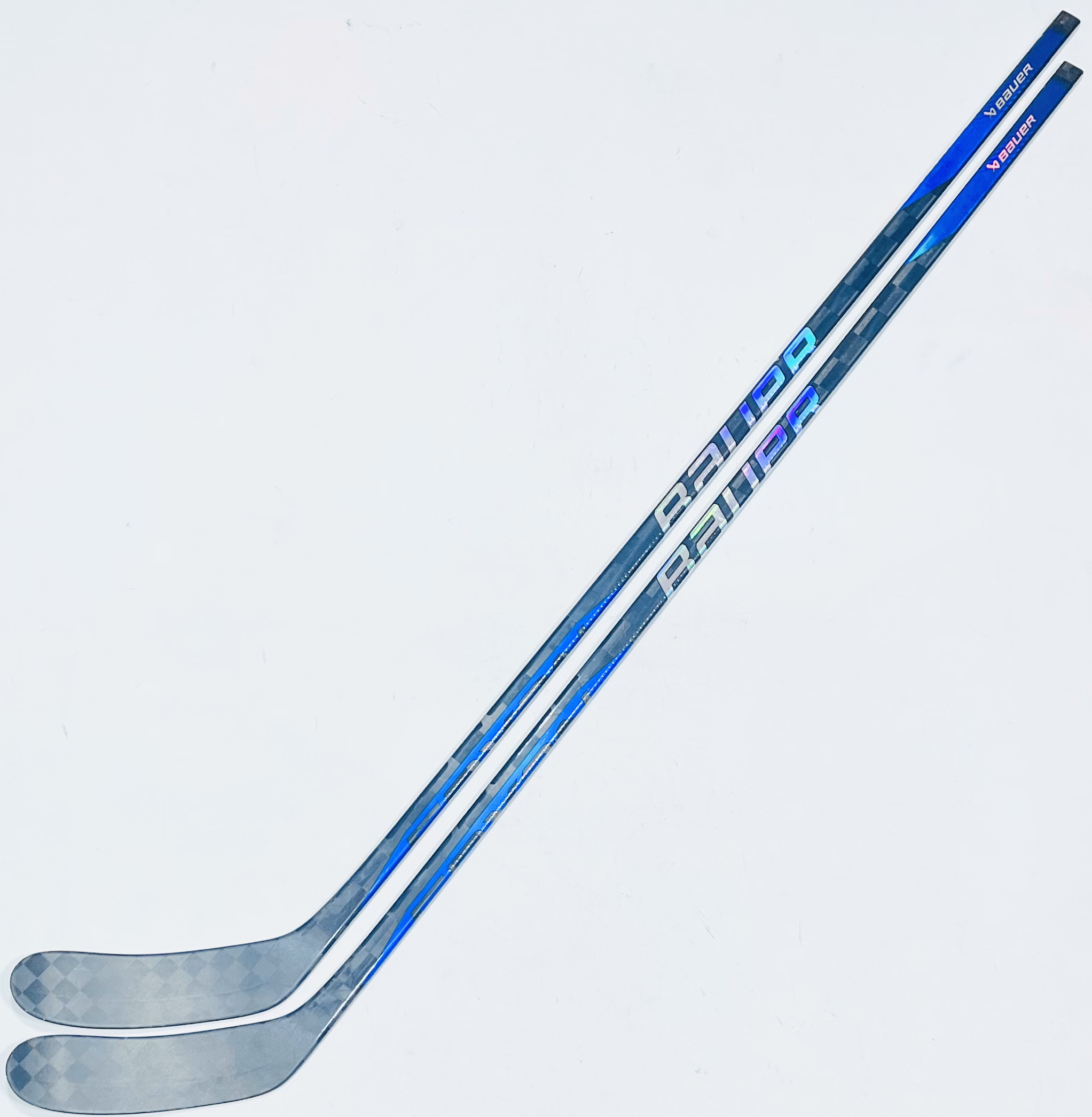 Like New 2 Pack Custom Blue Bauer Nexus SYNC Hockey Sticks-RH-P28M-70 ...
