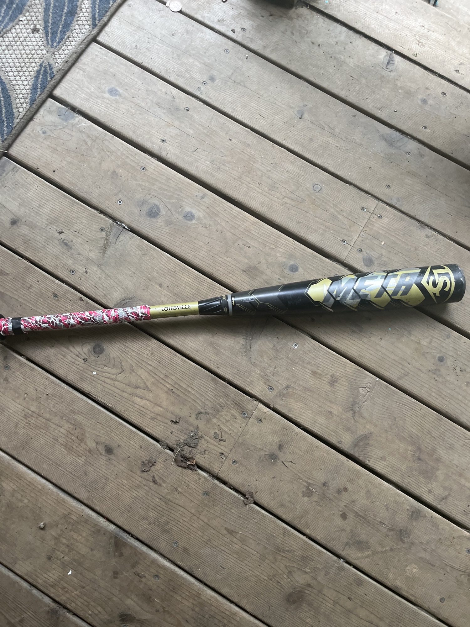 Used BBCOR Certified 2018 Louisville Slugger Meta Bat (-3) 28 oz 31 ...