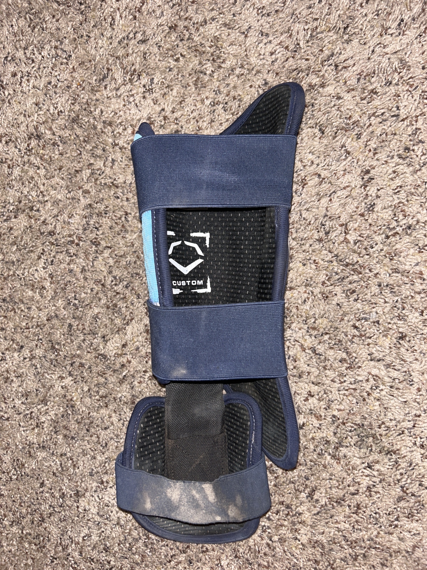 Blue Used Senior EvoShield Shin Guards Leg guard | SidelineSwap