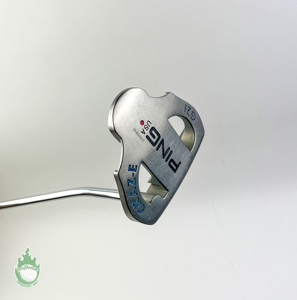 Used Right Handed Ping Red Dot G2i CRAZ-E 35" Mallet Putter Steel Golf ...
