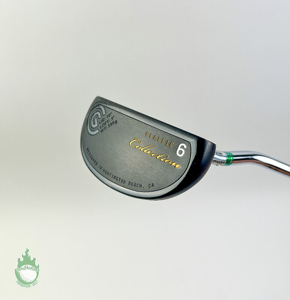Used RH Cleveland Classic Collection 6 Milled Face 34" Putter Steel ...