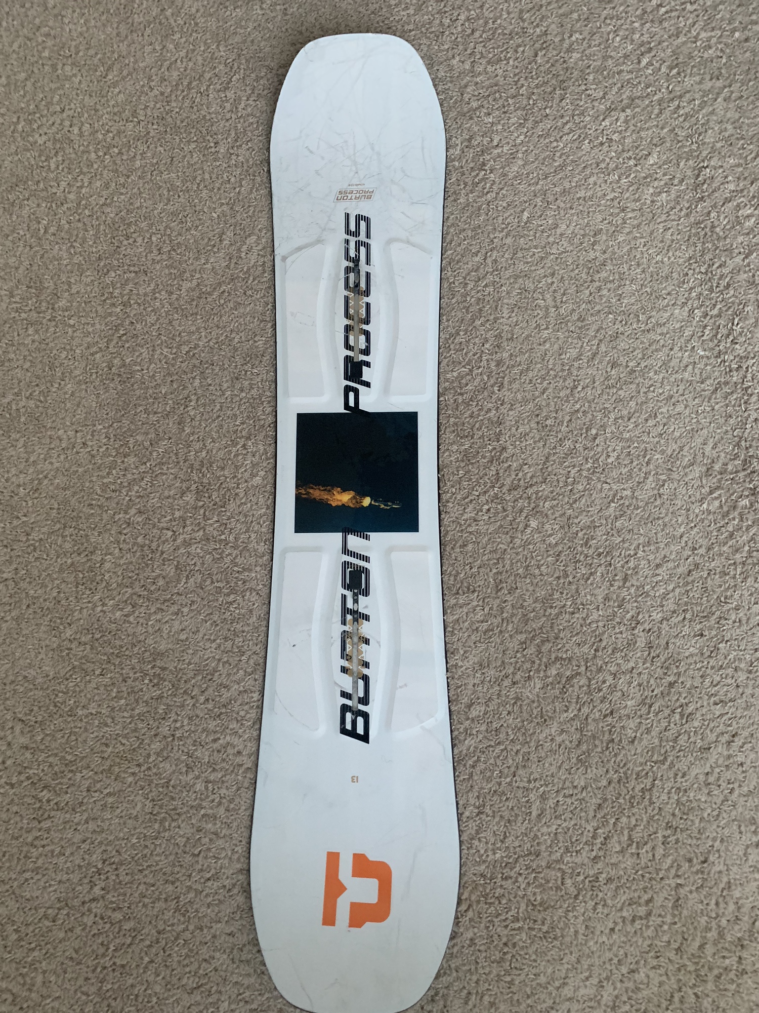 Used Burton Without Bindings Medium Flex True Twin Process Snowboard ...