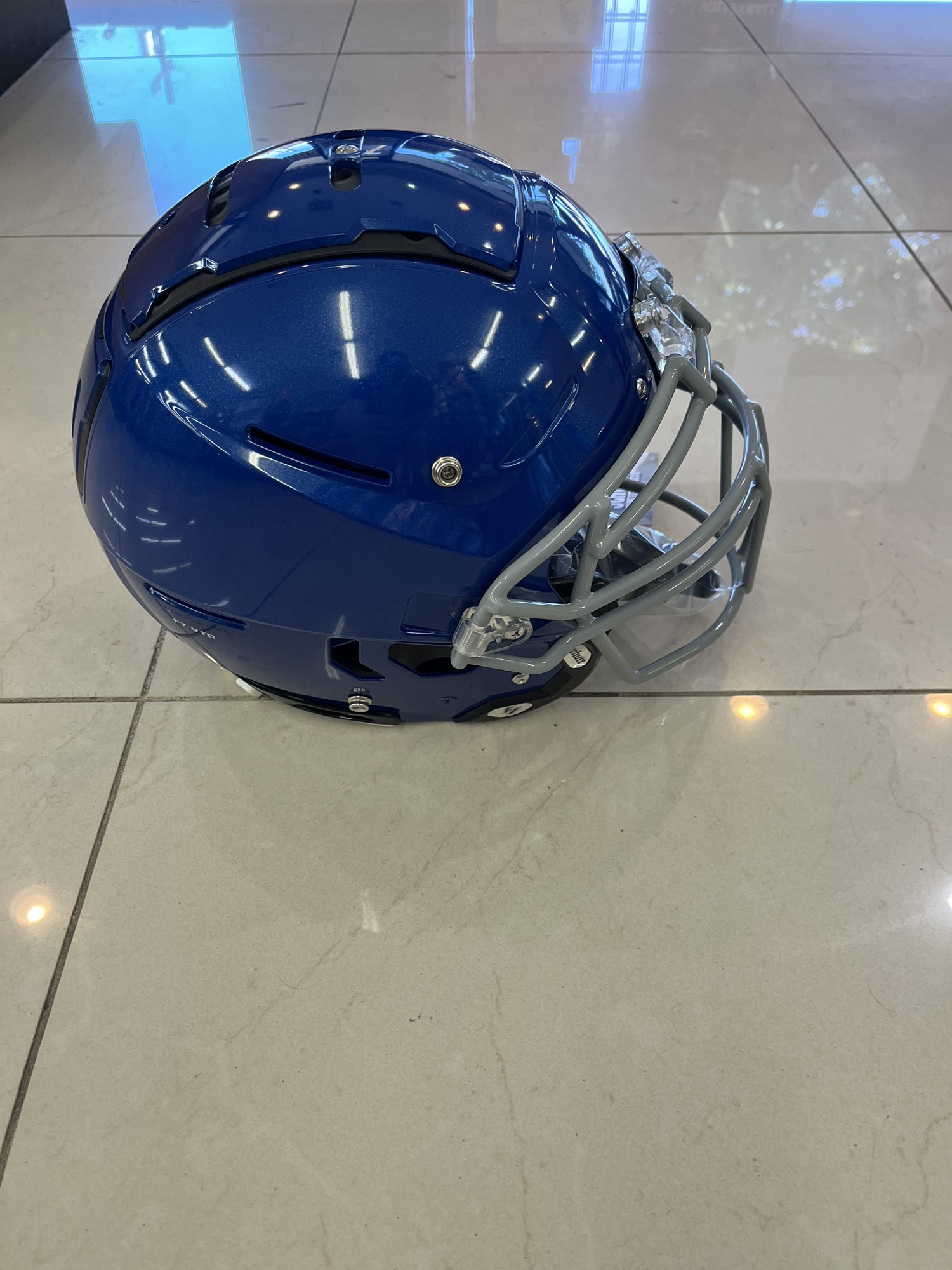 New Schutt F7 Collegiate Football Helmet Painted Metallic Royal with ...