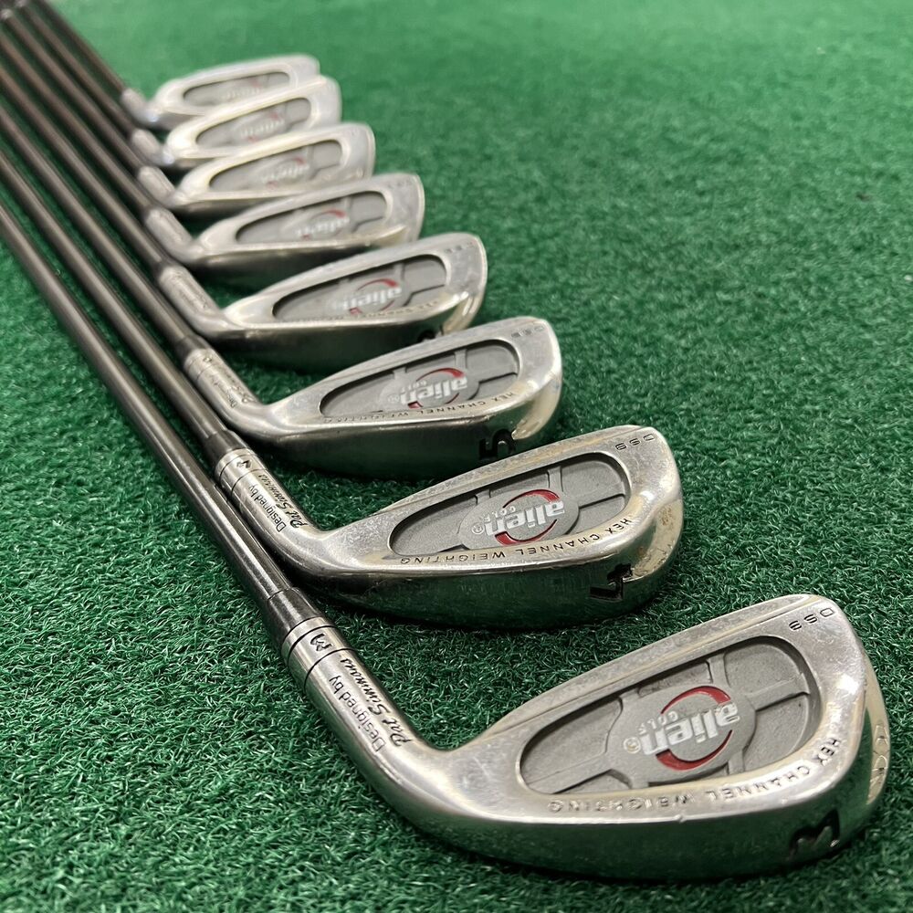 ALIEN DS9 Complete Iron Set 3-PW Men's Right Hand Regular Flex Graphite ...