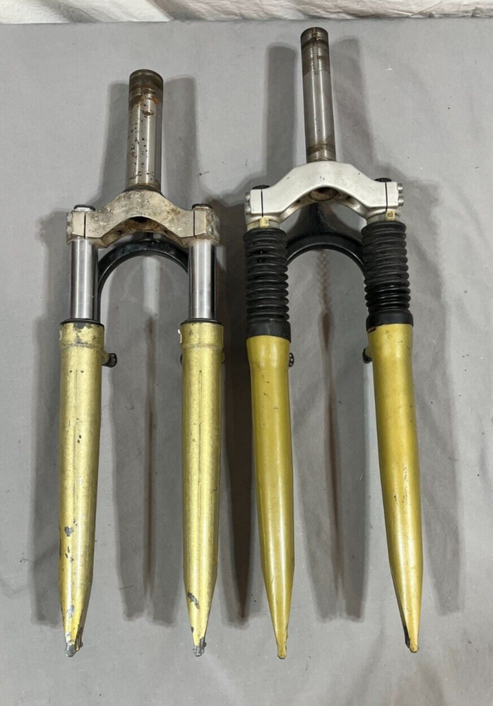 (2) Vintage Rockshox Magnesium Suspension Forks 1-1/4" & 1" Threaded ...