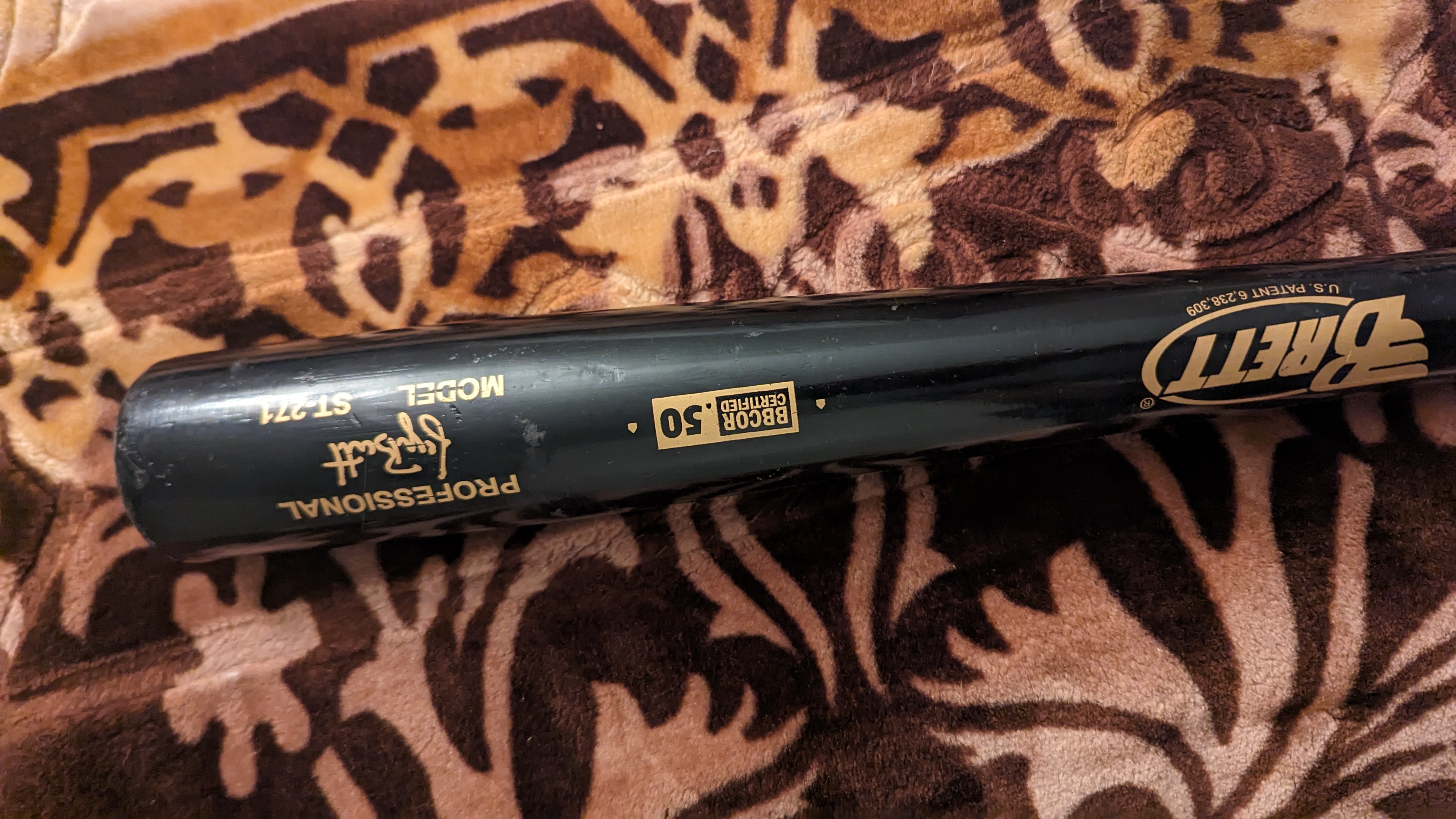 Used BBCOR Certified 2022 Brett Bros Wood Composite ST-271 Bat (-3) 33 ...