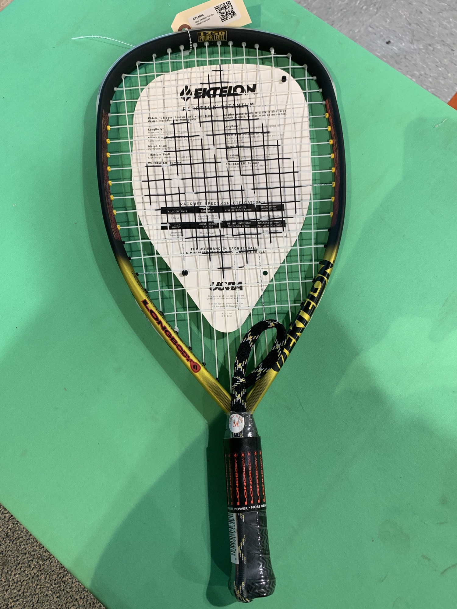 New Ektelon Racquetball Racquet | SidelineSwap