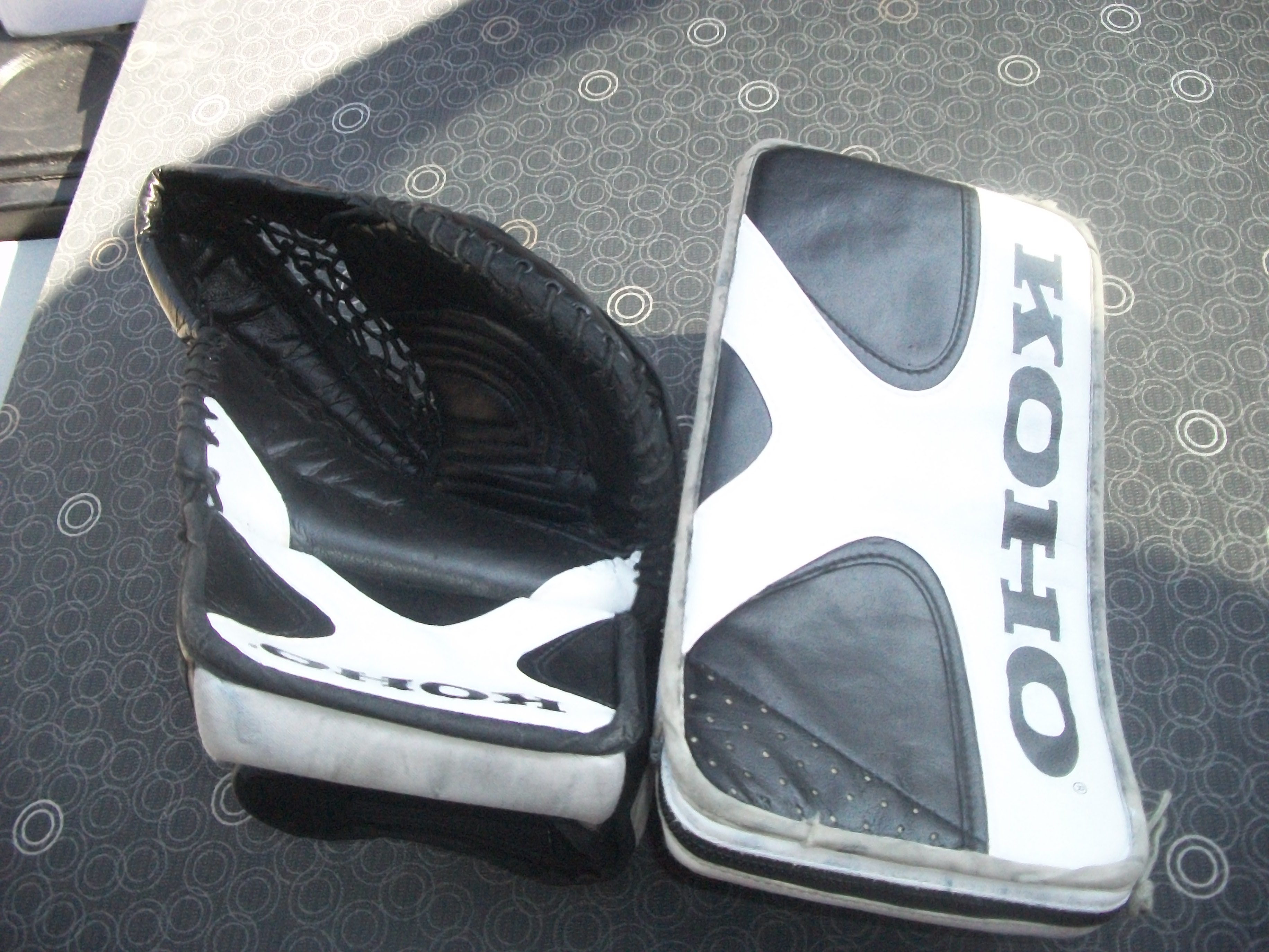 Used Koho Regular 590 L Pro Stock Glove and Blocker. Old School ...