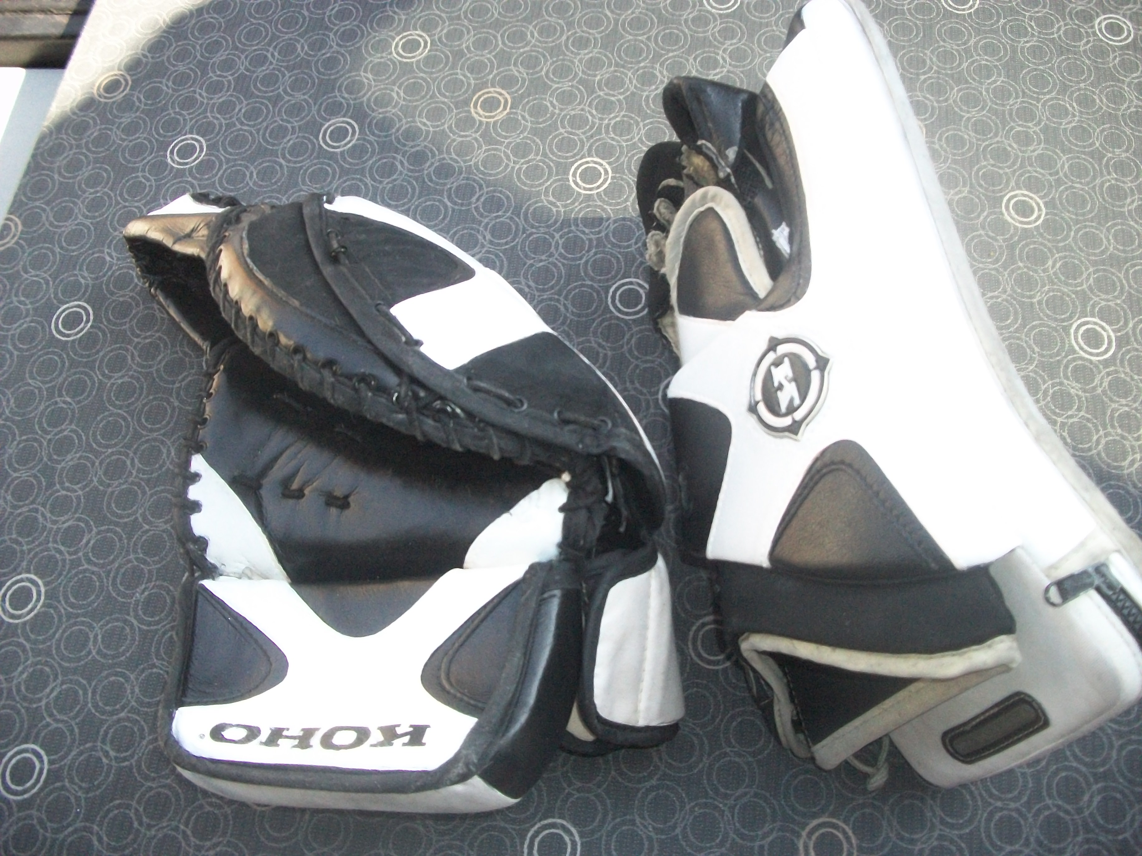 Used Koho Regular 590 L Pro Stock Glove and Blocker. Old School ...