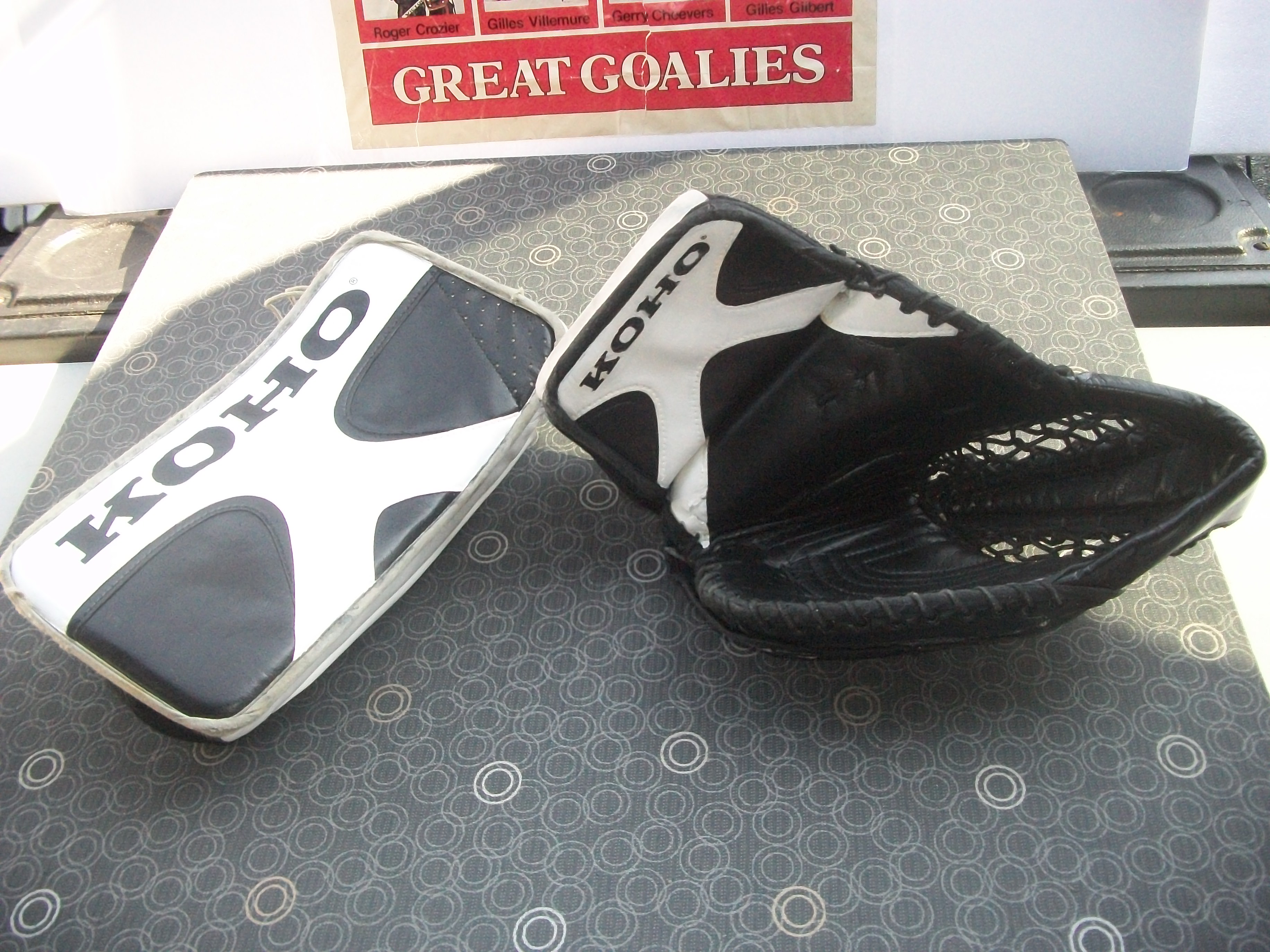 Used Koho Regular 590 L Pro Stock Glove and Blocker. Old School ...