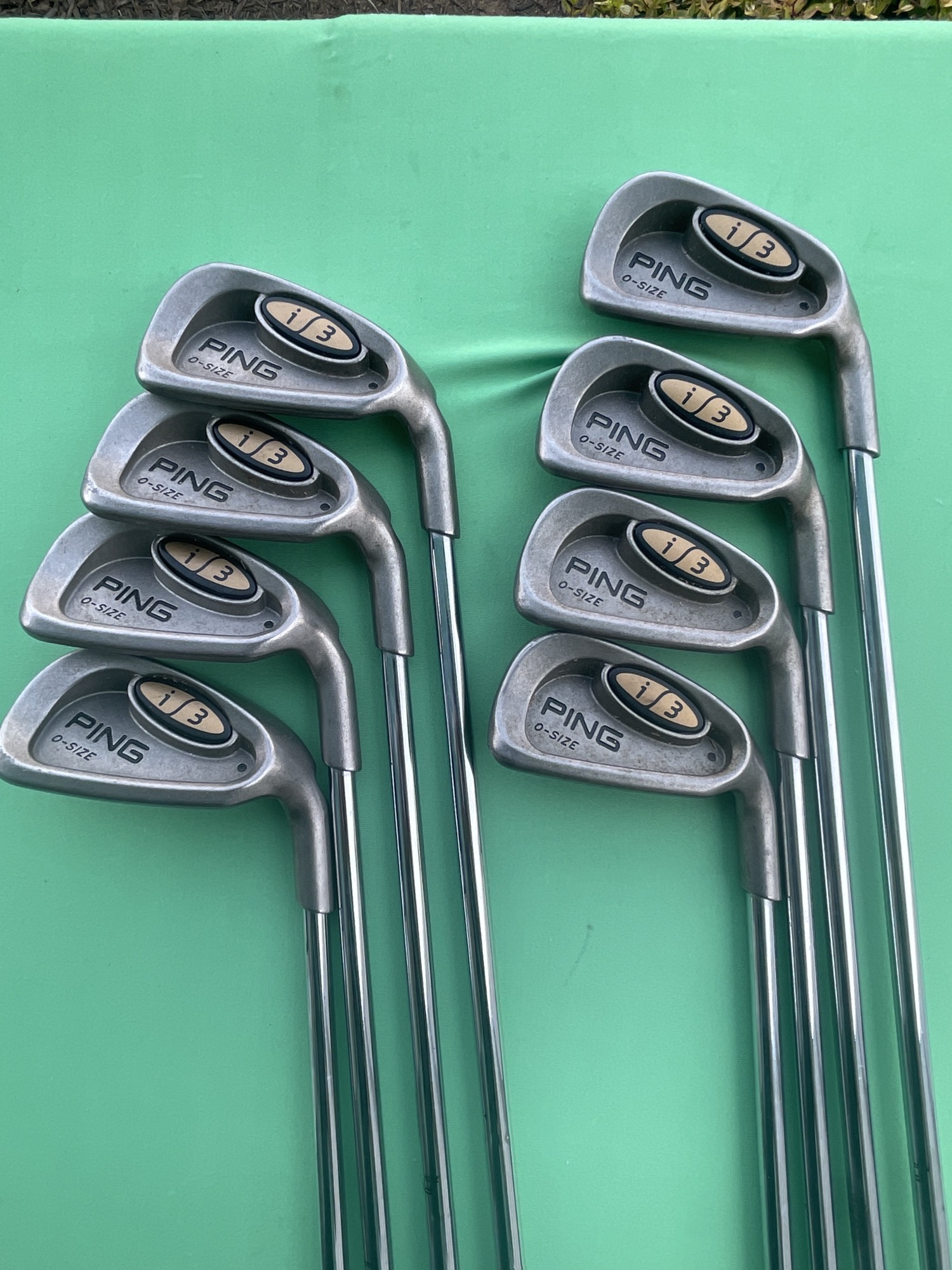 Used Men's Ping i3 O-size Right Iron Set Regular Steel | SidelineSwap