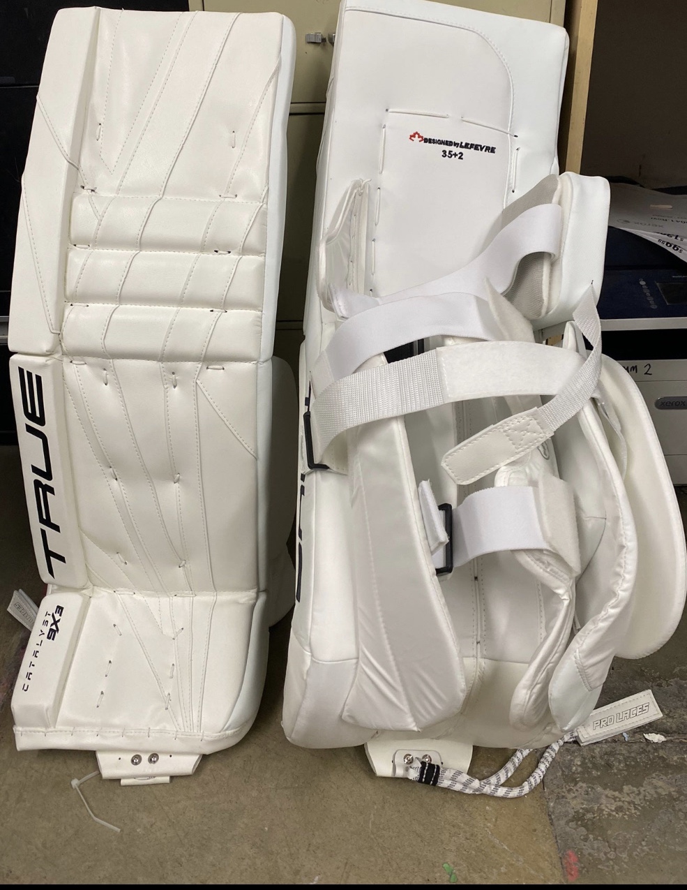 35" True 9x3 Goalie Leg Pads | SidelineSwap
