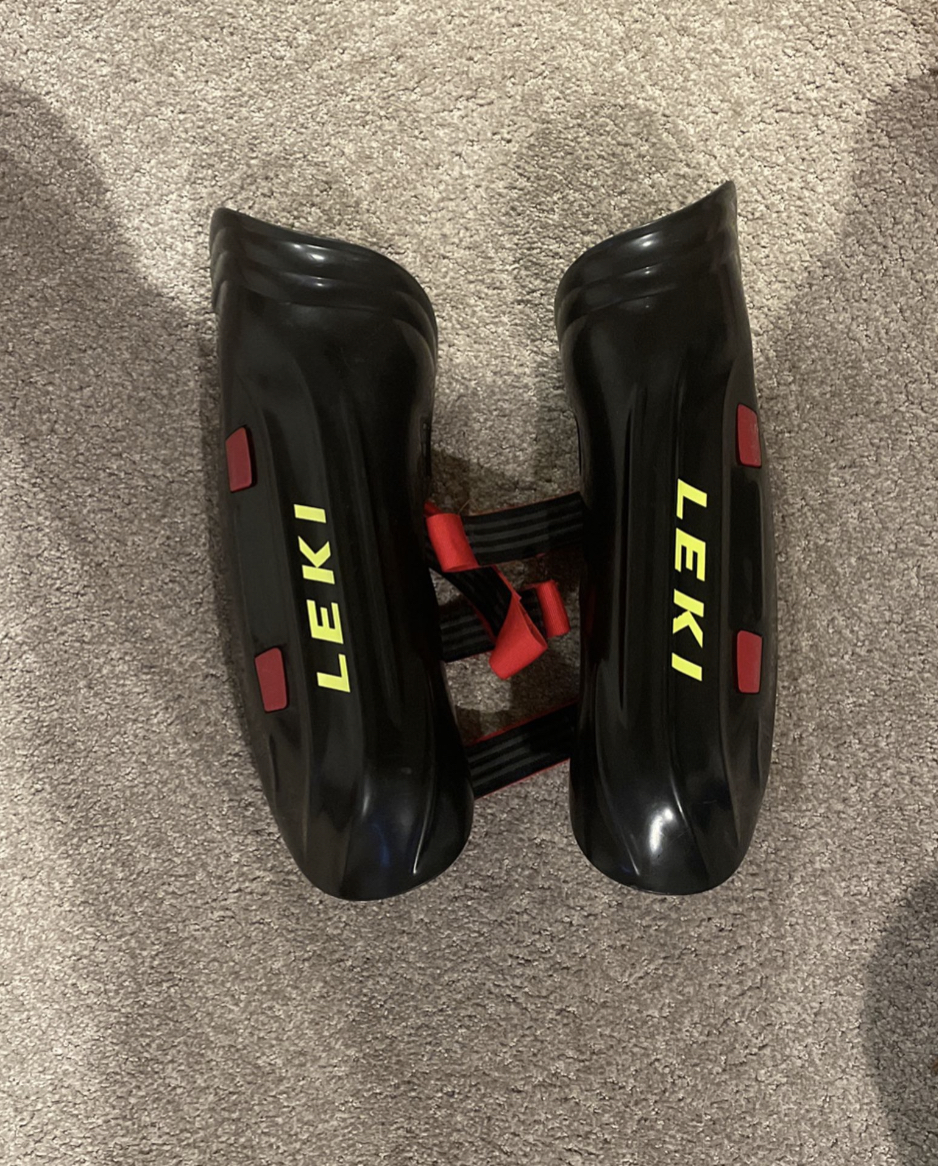 Shin Guards Used One Size Fits All Leki Shin Guard | SidelineSwap