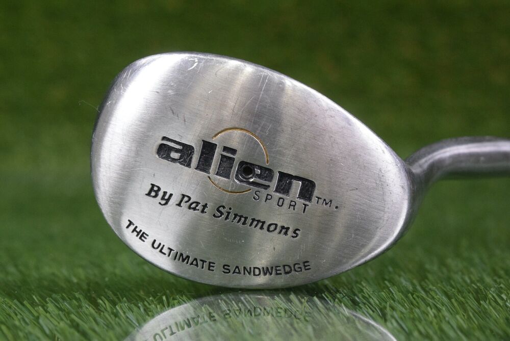 ALIEN SPORT SIMMON THE ULTIMATE SAND WEDGE W/ ALIEN SPORT WEDGE FLEX ...