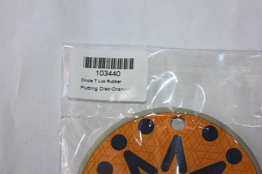 NEW SCOTTY CAMERON 2021 CIRCLE T LUX RUBBER PUTTING DISC - ORANGE ...