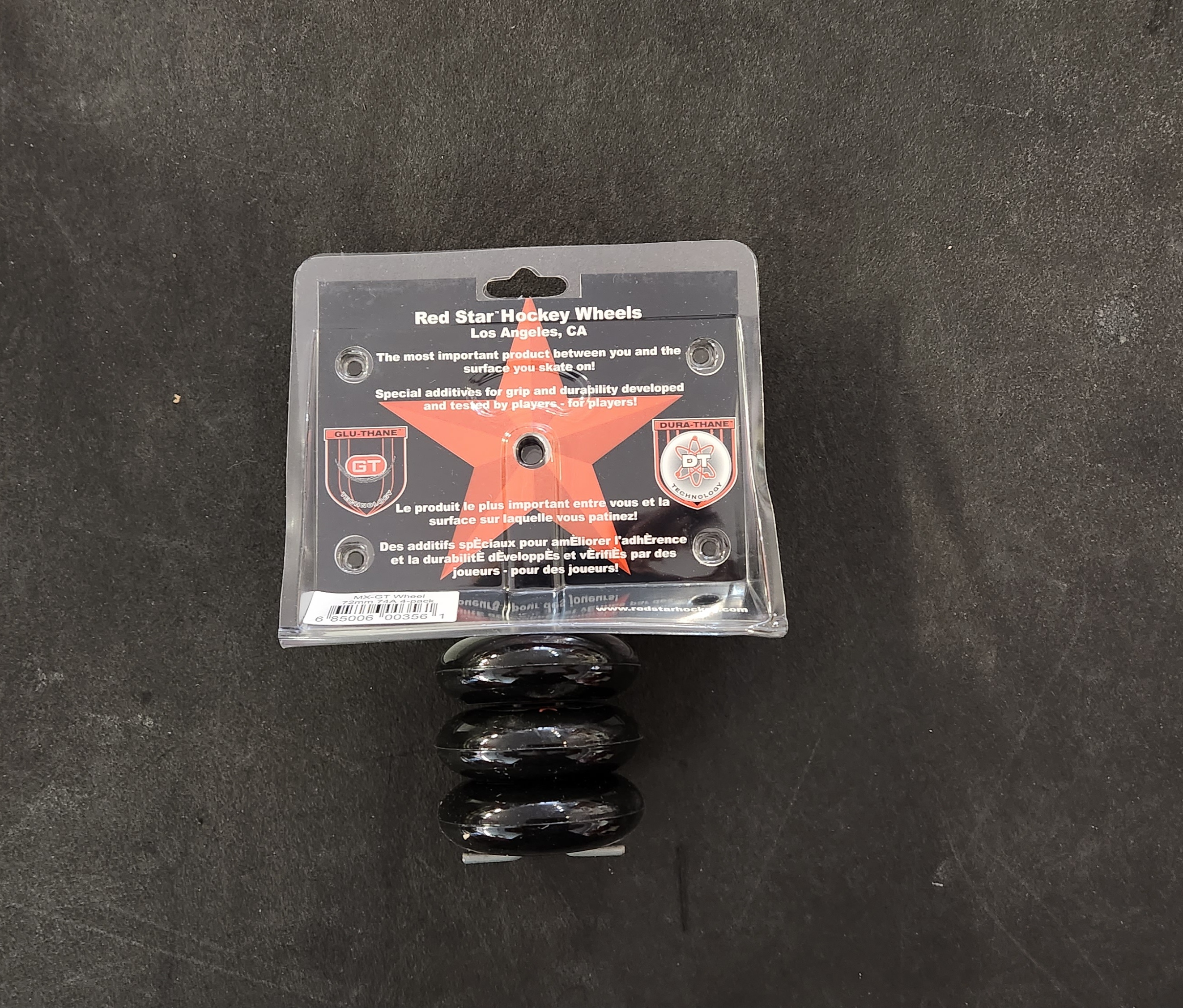 New Red Star MX GT Roller Hockey Wheel 72mm 74A [Pack of 4 Wheels ...