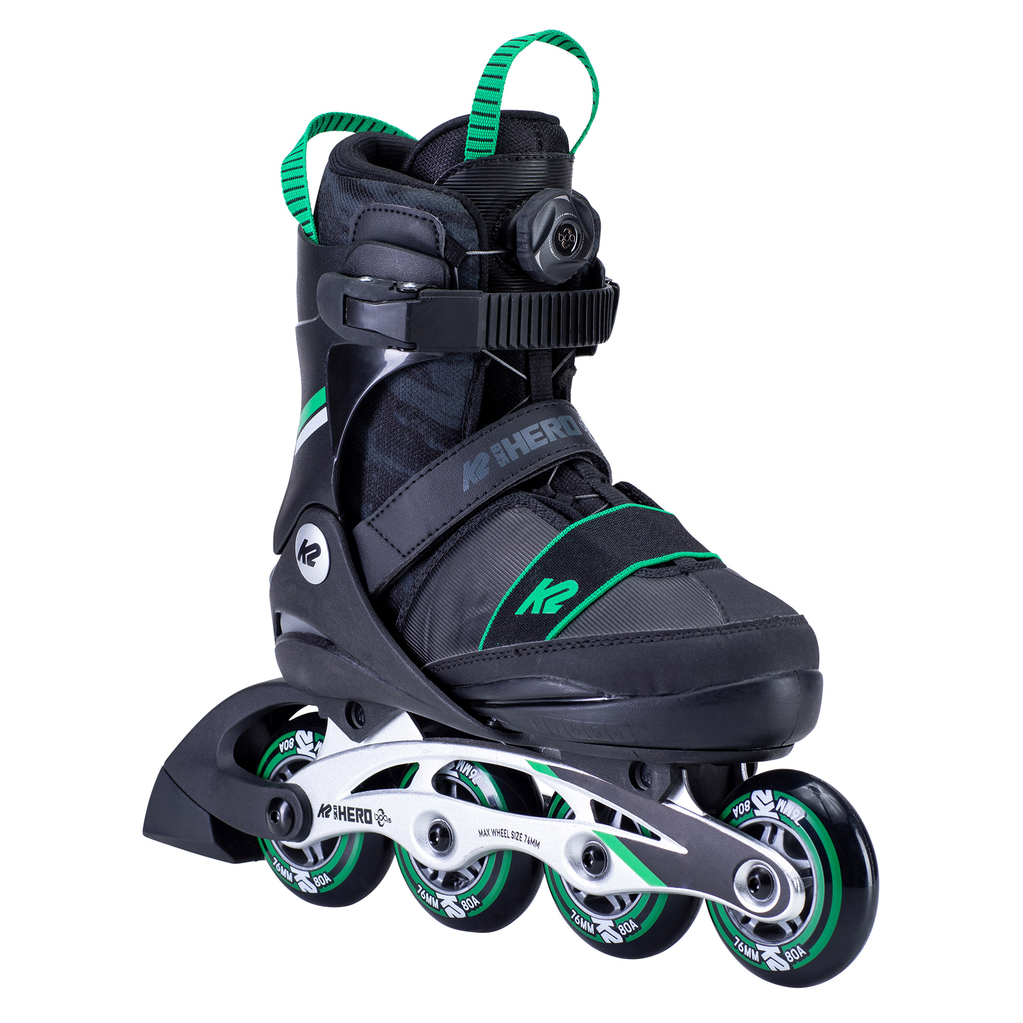 K2 Sk8 Hero Boa ALU Boys Adjustable Inline Skates | SidelineSwap