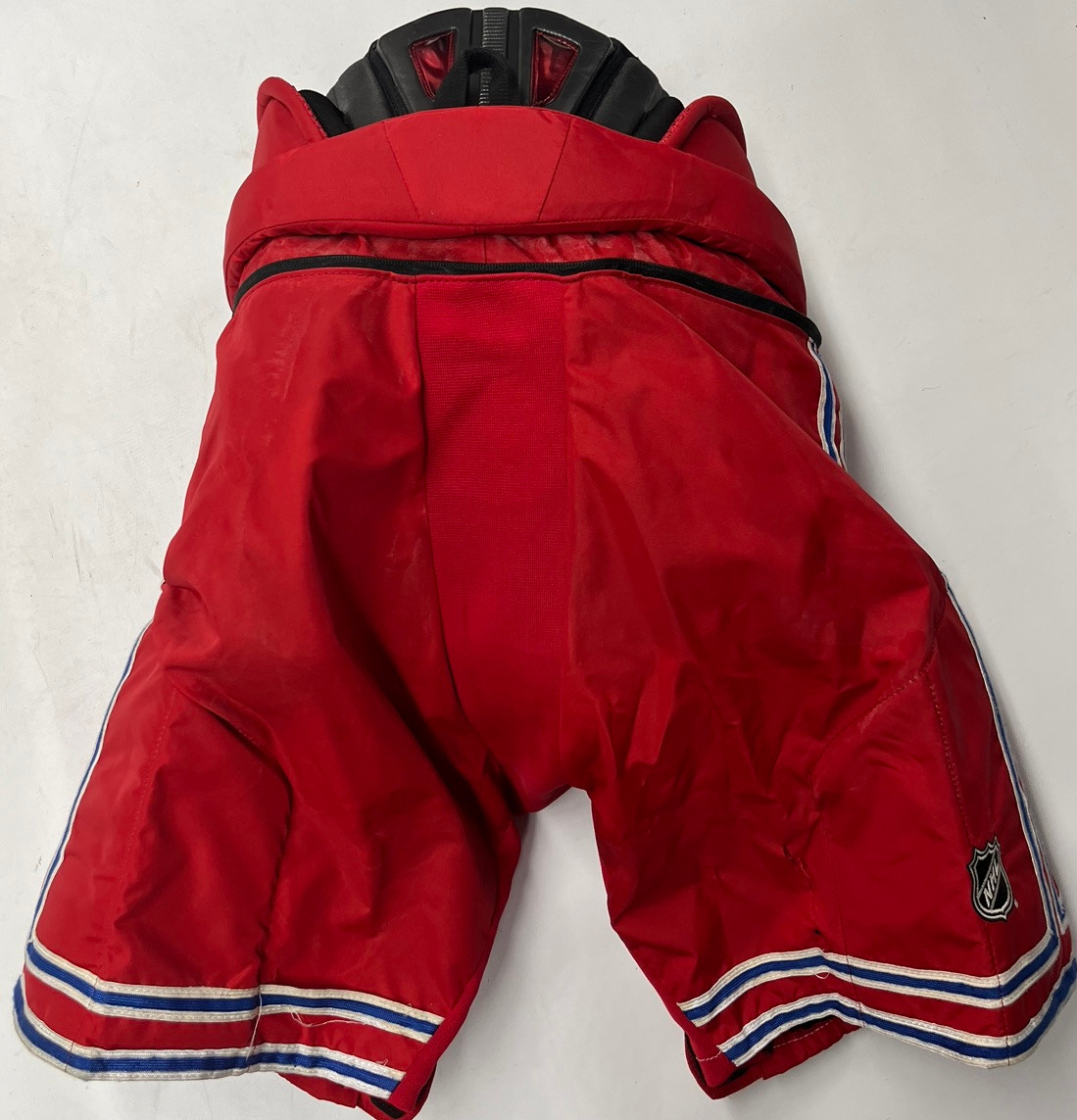 CCM HP45 PRO STOCK HOCKEY PANTS LARGE NEW YORK RANGERS USED NHL (3 ...