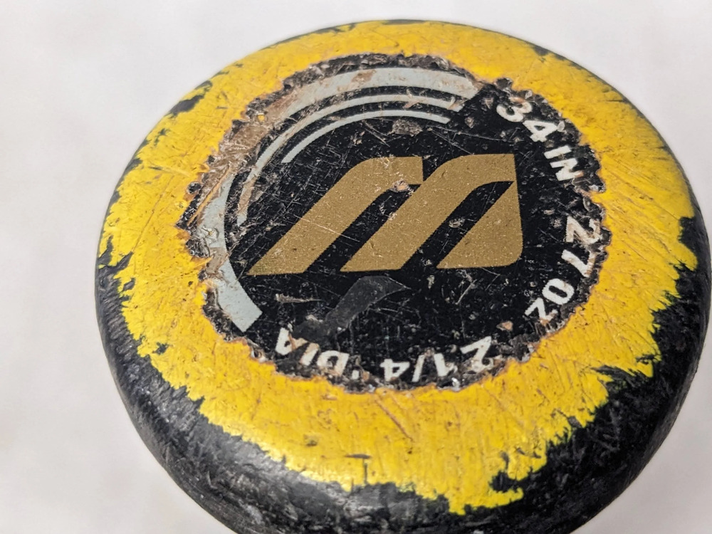 Mizuno Blur Techfire USSSA Softball Bat 34 In 27 oz Yellow Condition ...