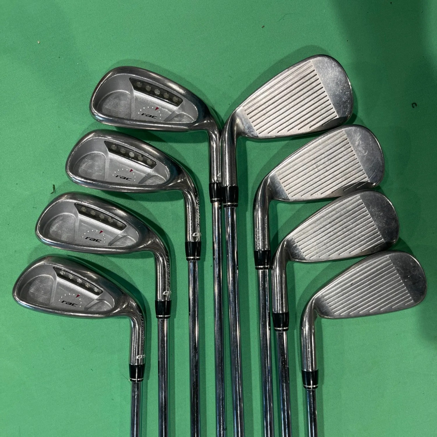 Used Men's TaylorMade Rac OS Right Iron Set Steel | SidelineSwap