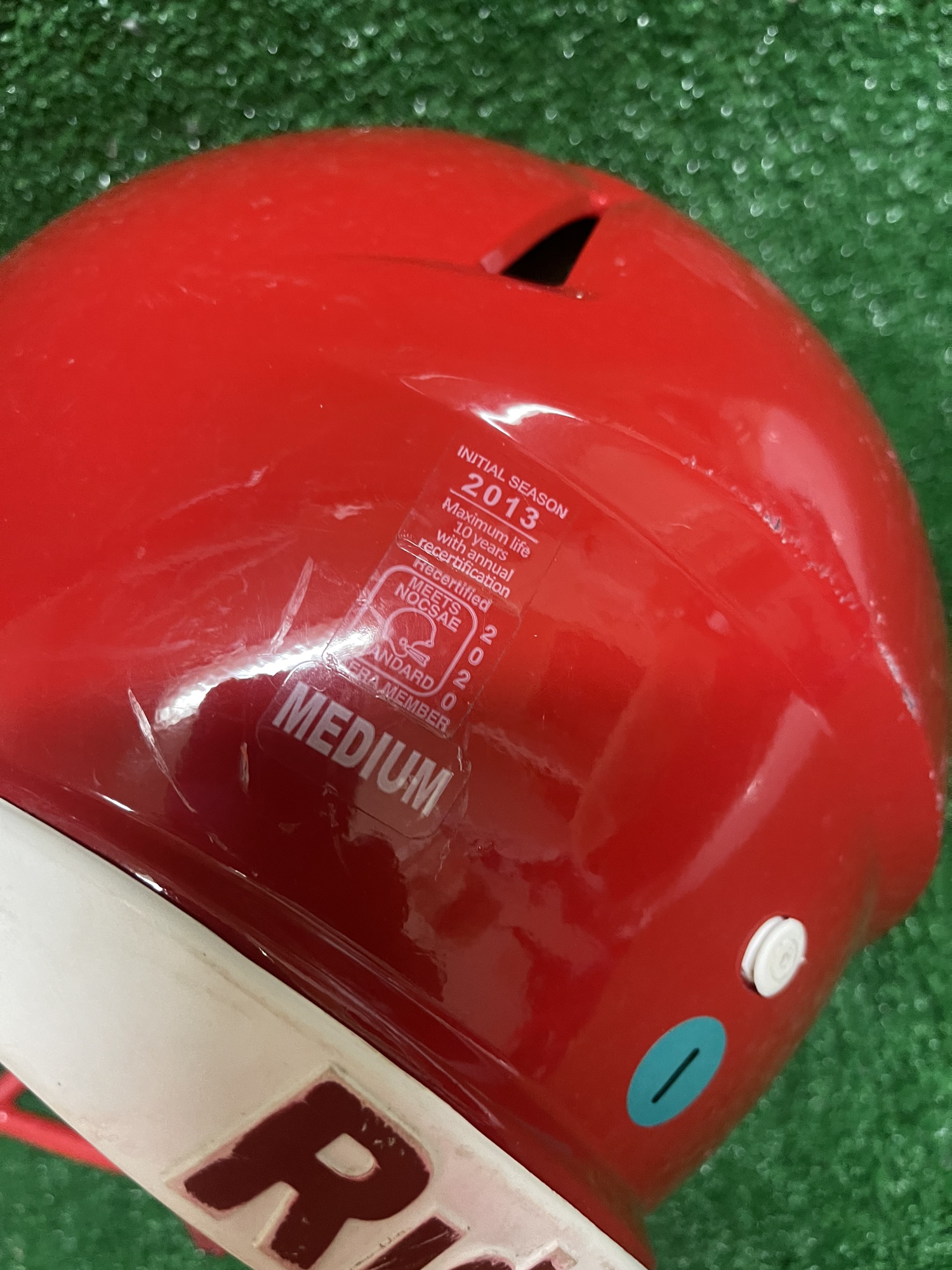 Adult Medium - Riddell Speed Football Helmet - Red | SidelineSwap