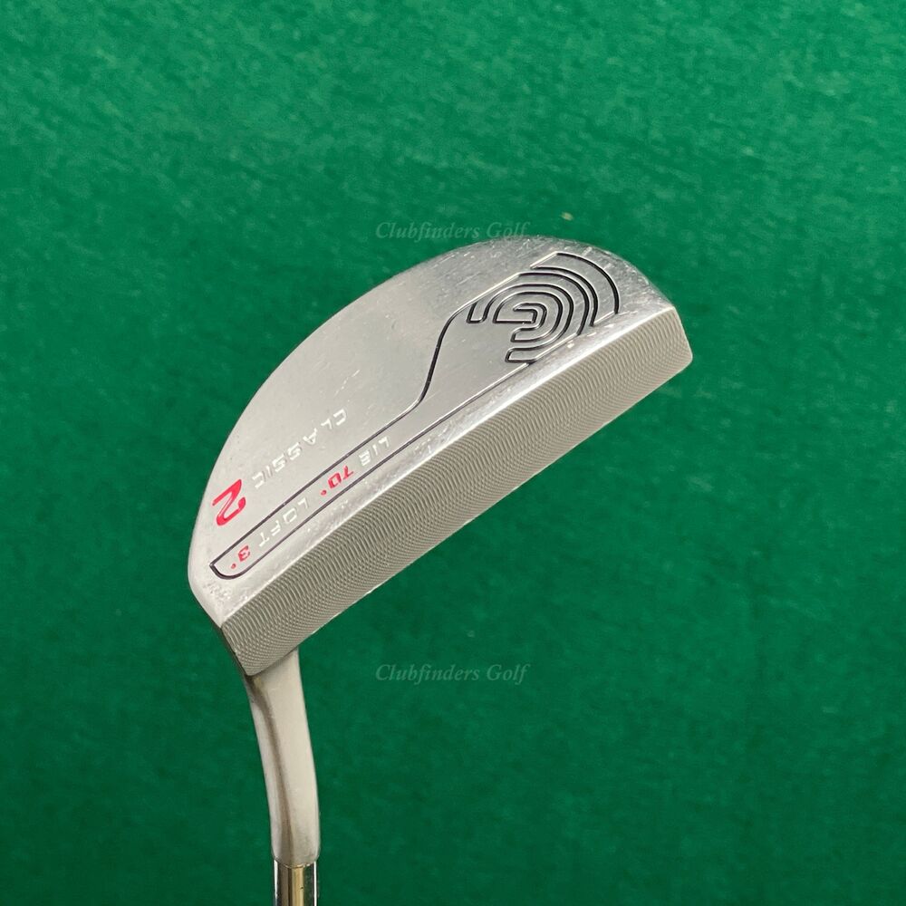 Cleveland Golf Classic 2 Milled Chrome 34" Heel-Shafted Putter Golf ...