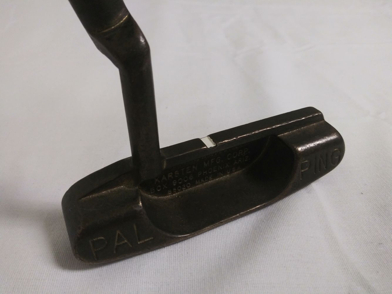 Ping Pal Putter 35" (Blade, Plumber's Neck) Bronze Manganese Karsten ...