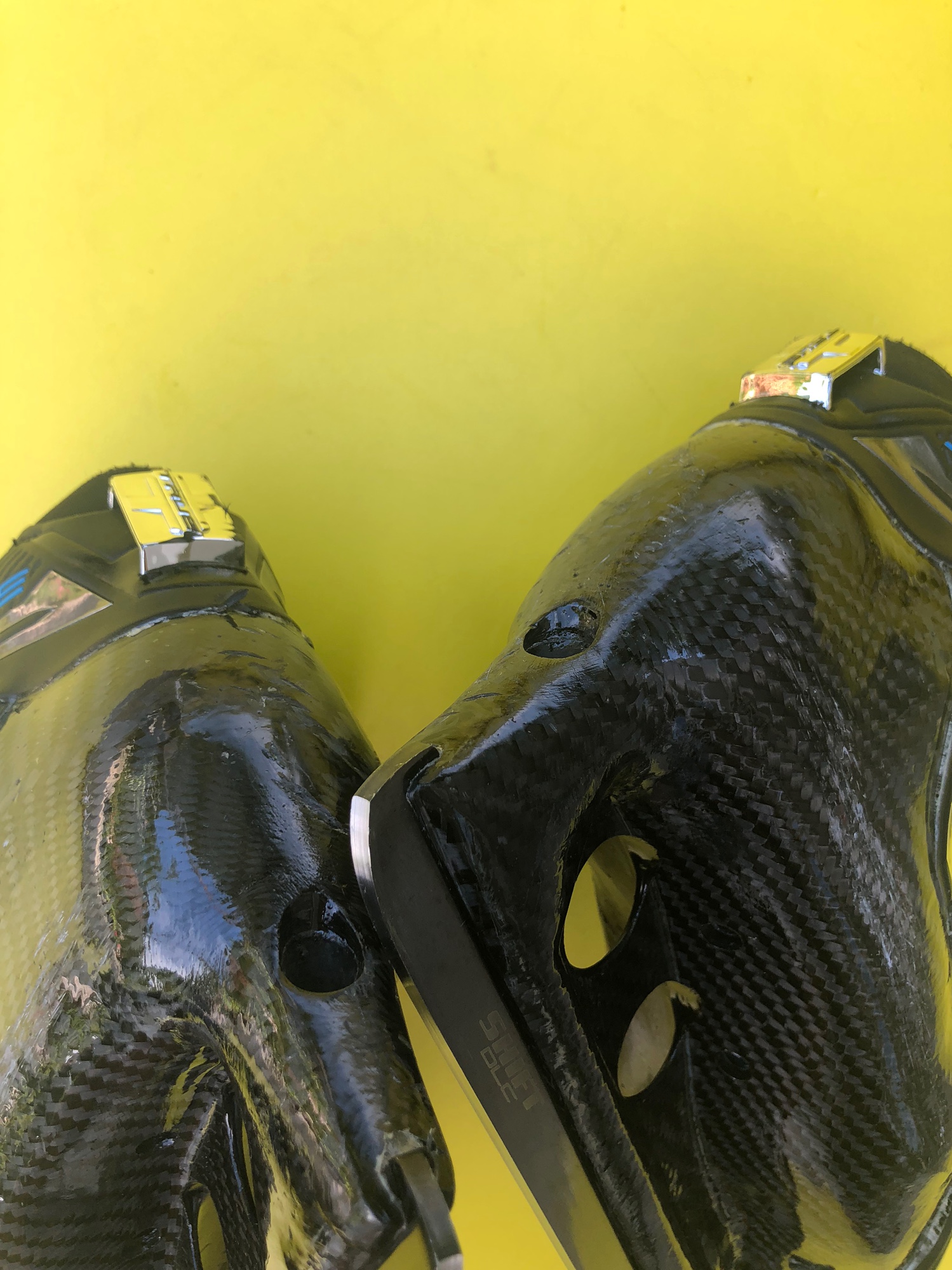 Like New Senior Used True TF Pro custom one-piece Goalie Skates Regular ...