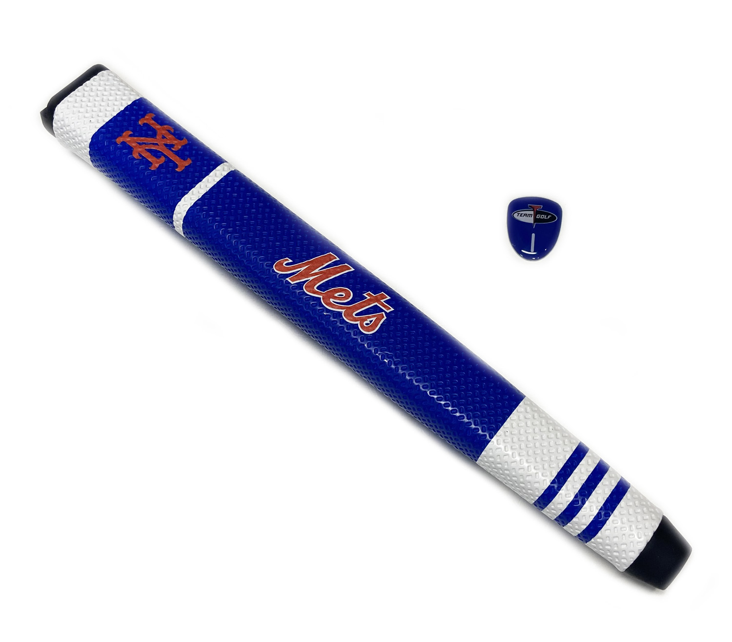NEW Team Golf New York Mets Blue/White Jumbo Putter Grip w/Ball Marker ...