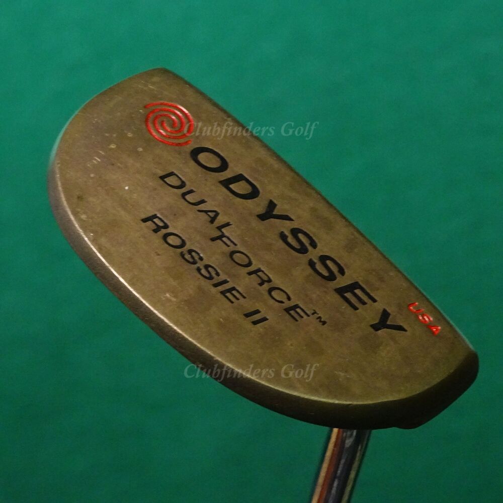 Odyssey Dual Force Rossie II Bronze Mallet 35" Putter Golf Club ...