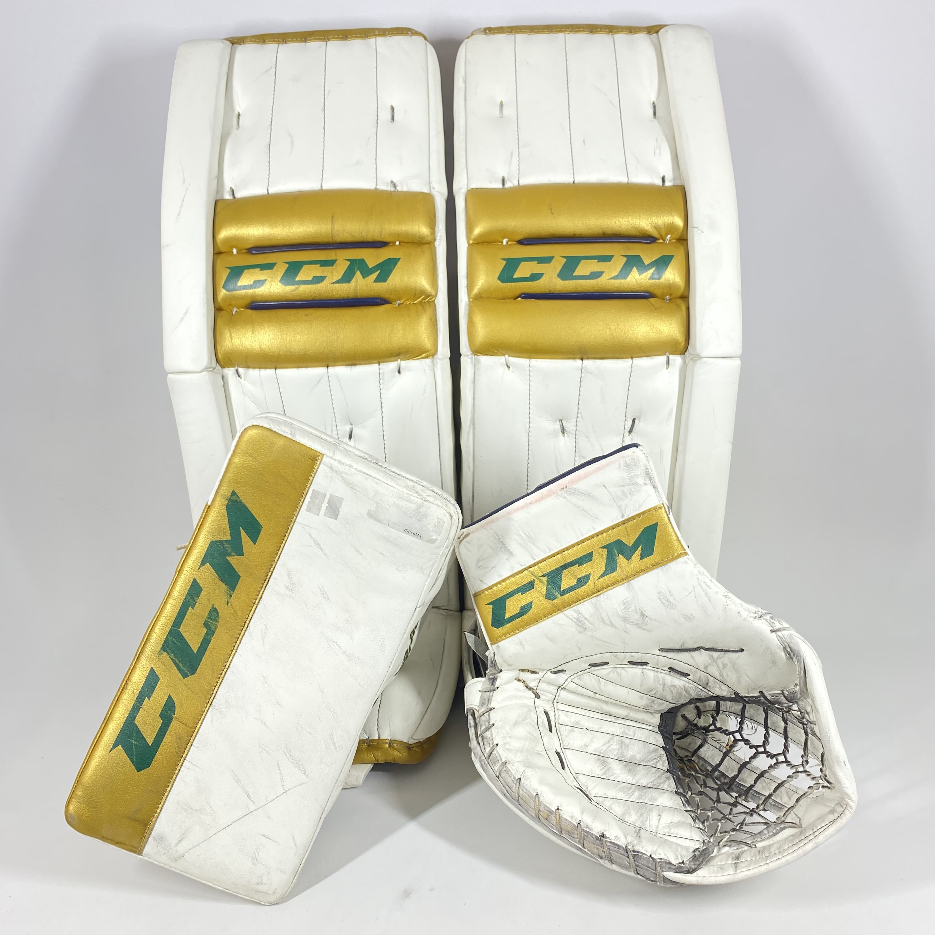 Used 35" Regular CCM Retro Flex Goalie Full Set Pro Stock | SidelineSwap