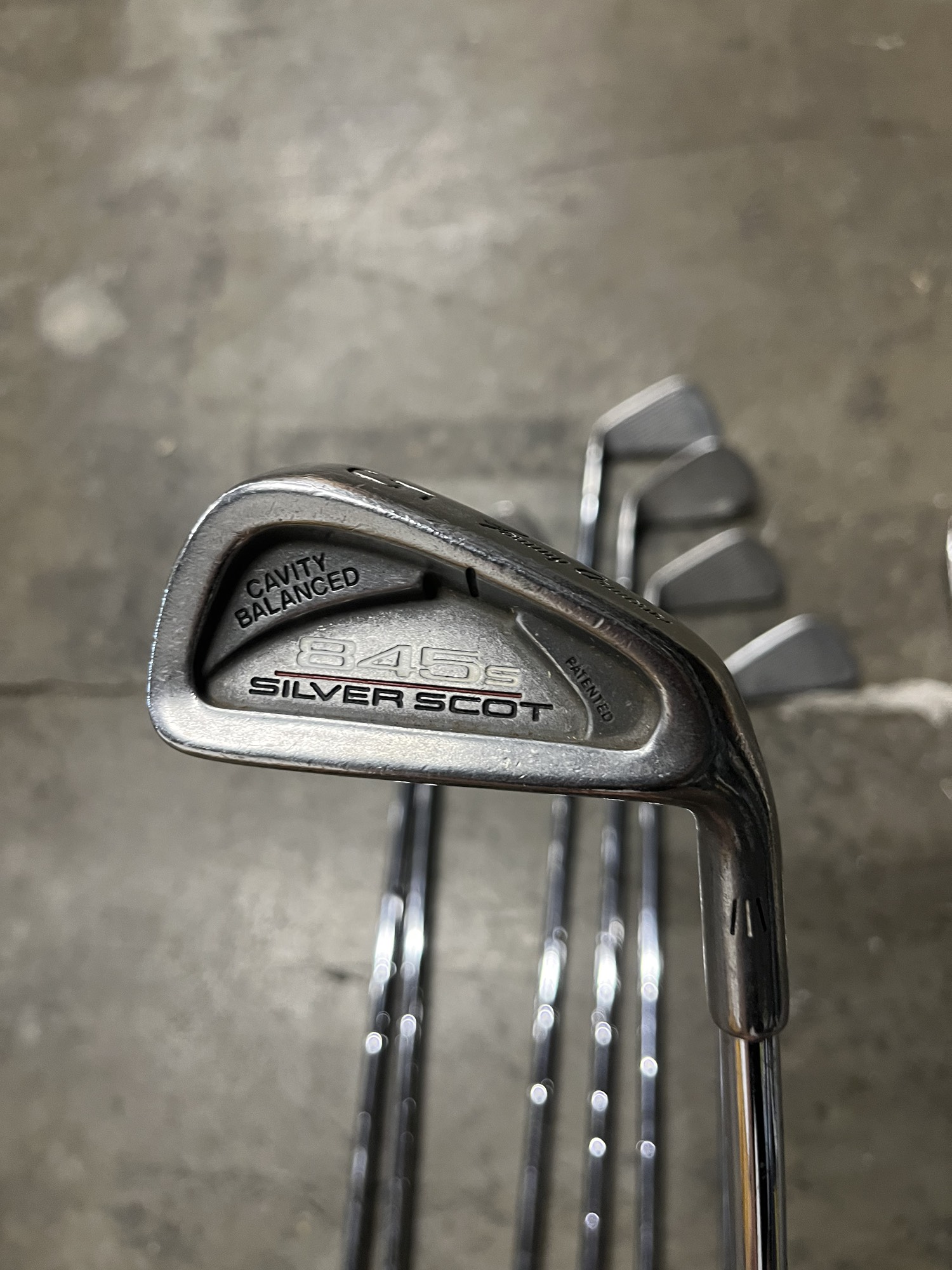 Used Men's Tommy Armour 845s Silver Scot Right Iron Set Steel ...