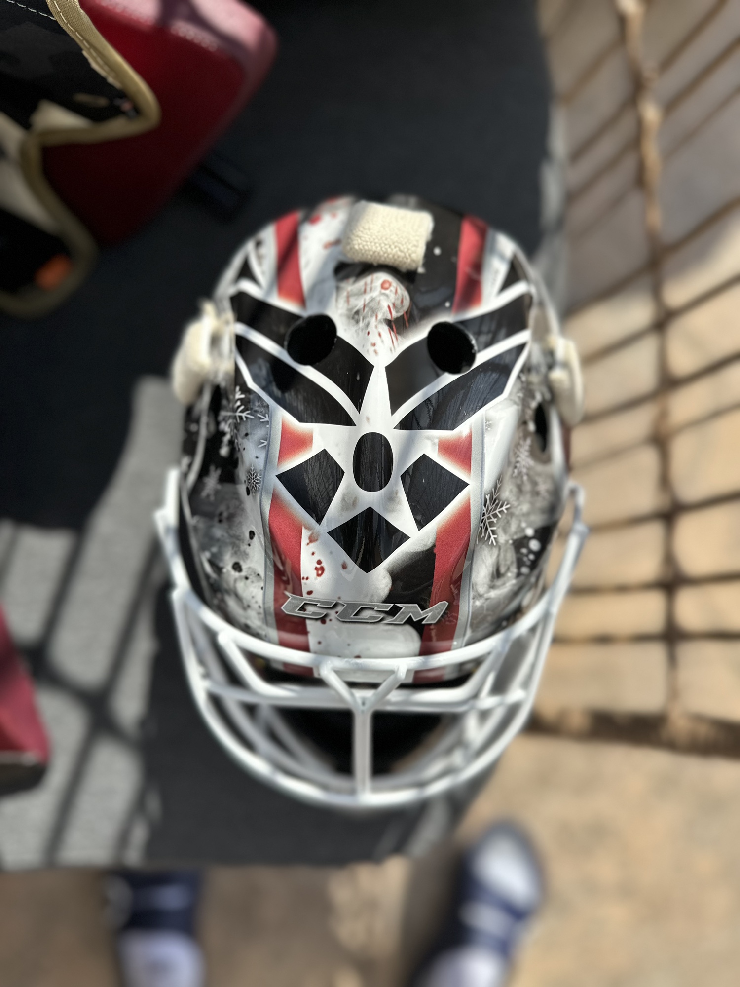 Used CCM Pro Stock Axis Pro Goalie Mask | SidelineSwap