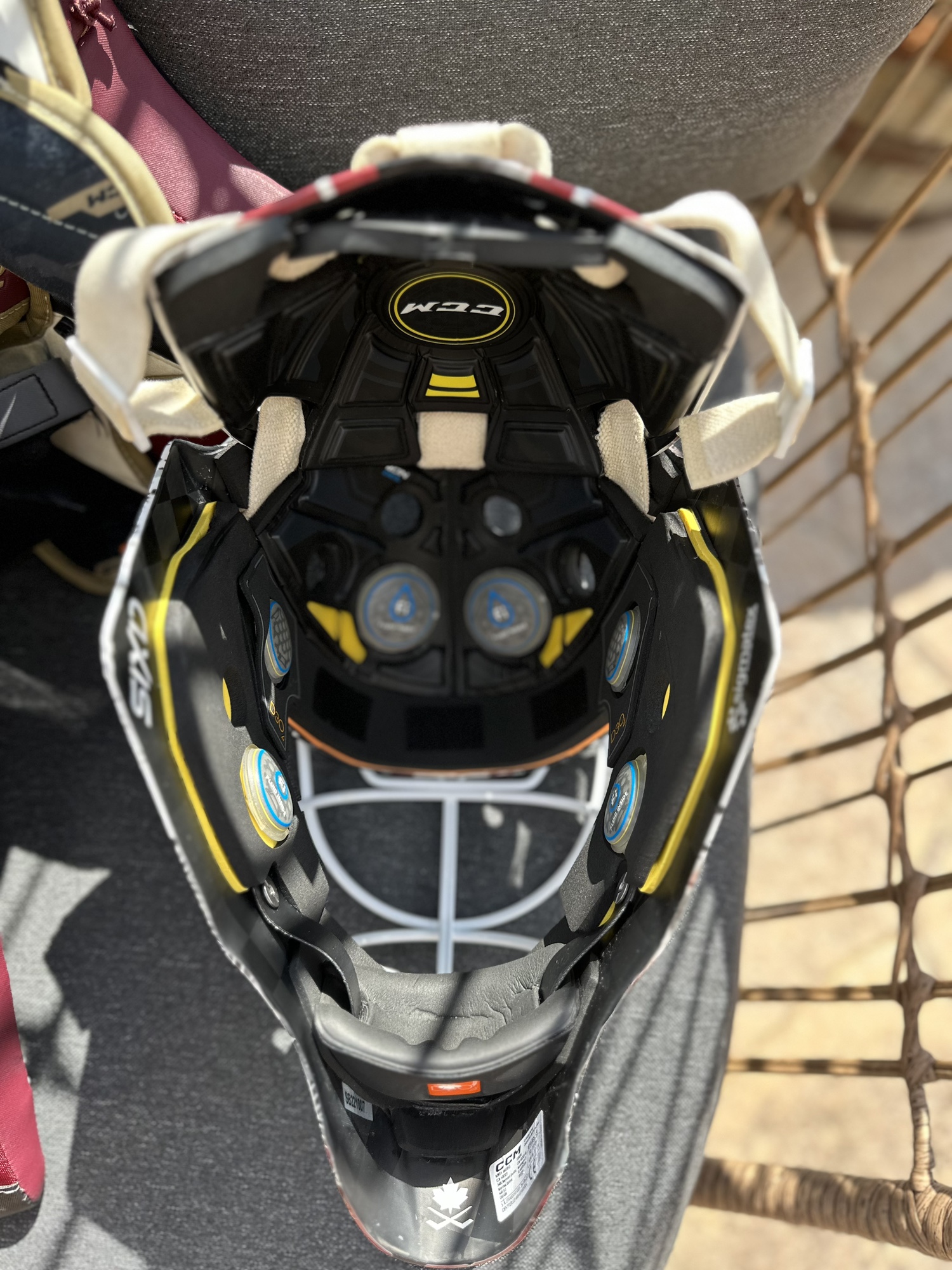 Used CCM Pro Stock Axis Pro Goalie Mask | SidelineSwap