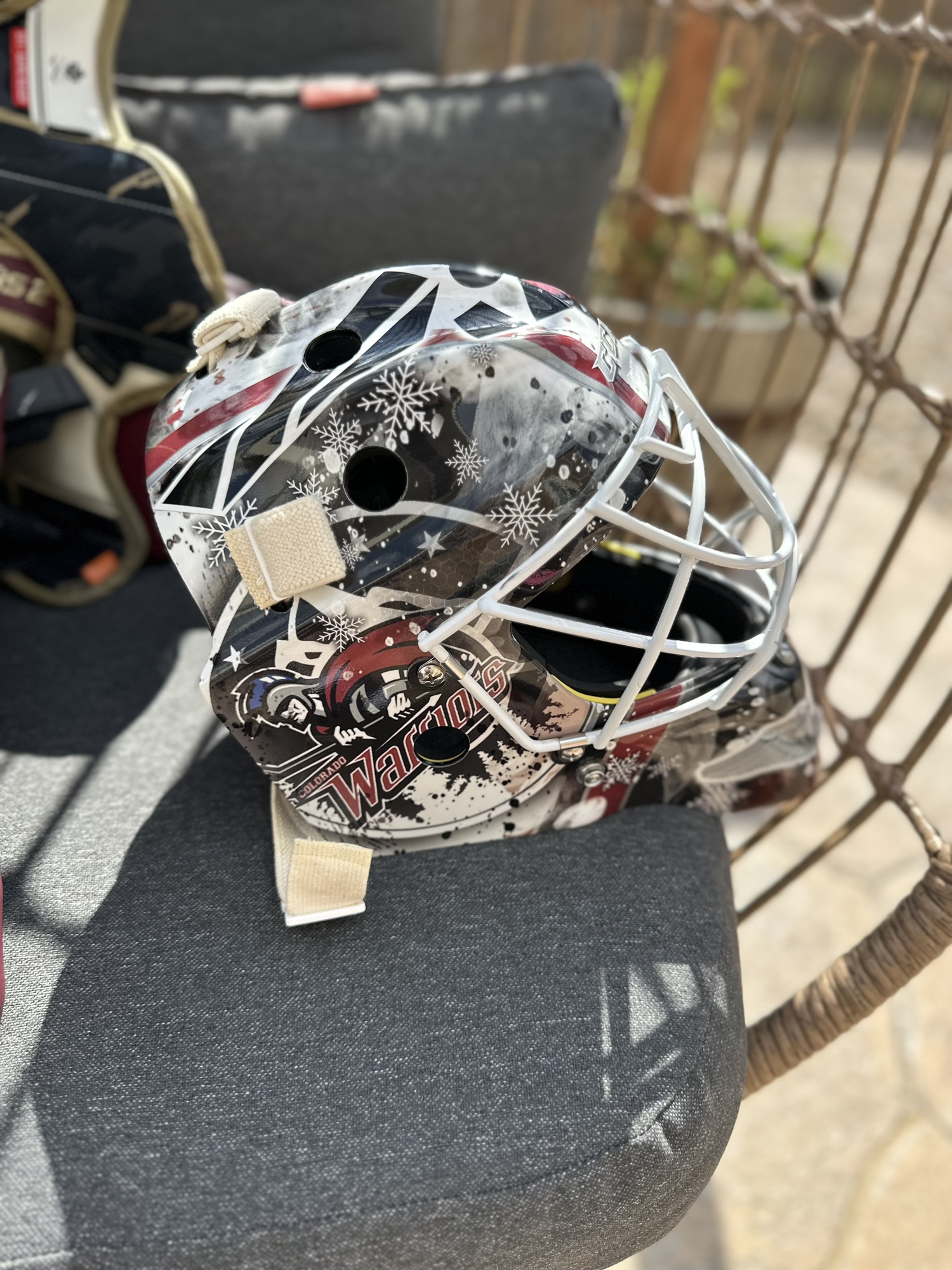 Used CCM Pro Stock Axis Pro Goalie Mask | SidelineSwap