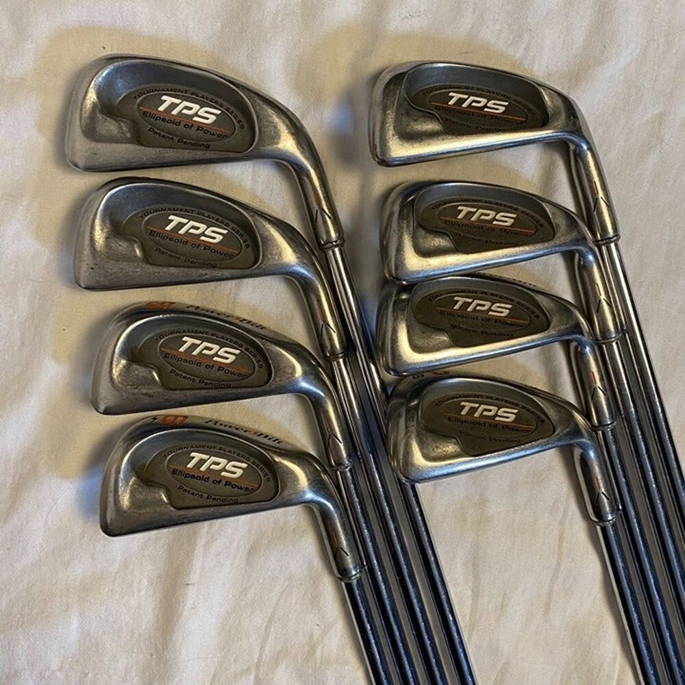 Powerbilt TPS Iron Set 3-PW With Brand New Grips Steel Shafts ...