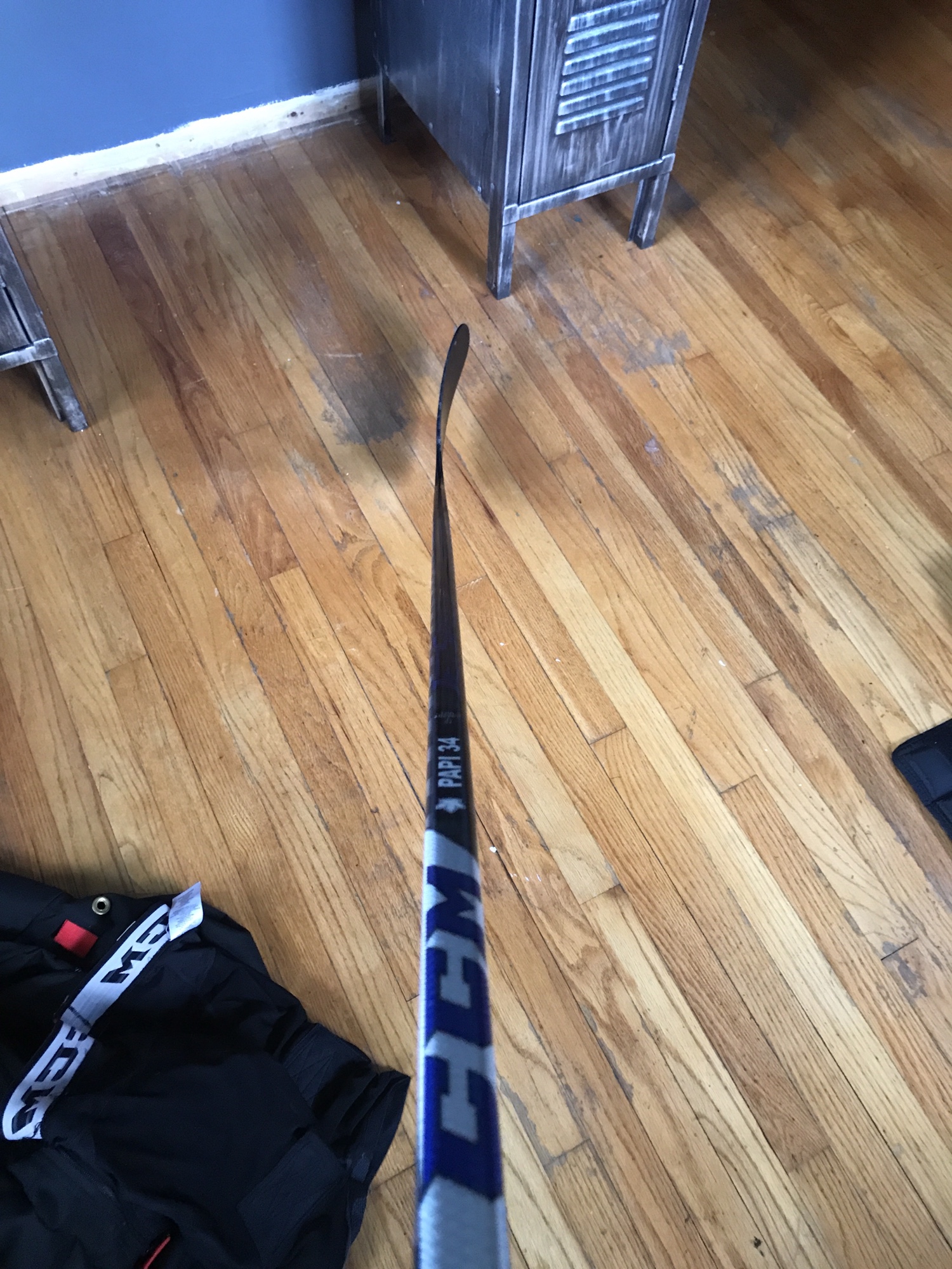 Used CCM Jetspeed Auston Matthews Black Spray Painted Stick | SidelineSwap