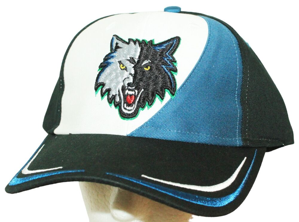 Minnesota Timberwolves Hat - NBA Basketball Embroidered Logo + Tricolor ...