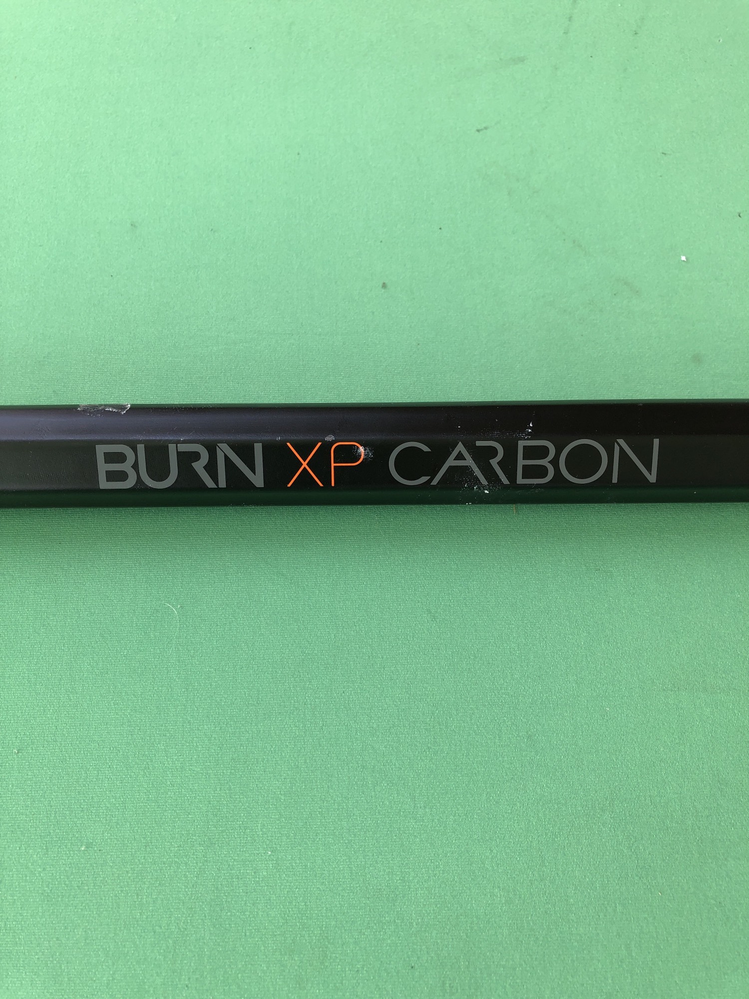 Used Warrior Burn XP Carbon Lacrosse Shaft | SidelineSwap