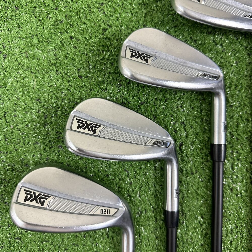 PXG 0211 Cor 2 Irons 6-PW GW Senior A Flex Mitsubishi MMT 60 Shafts RH ...