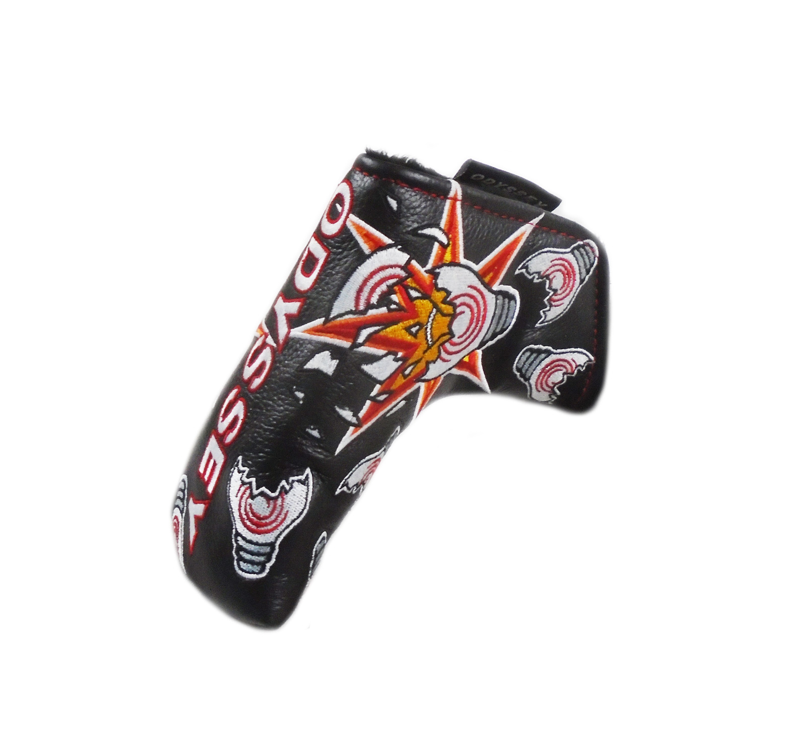 NEW Odyssey Limited Edition Lights Out Leather Blade Putter Headcover ...