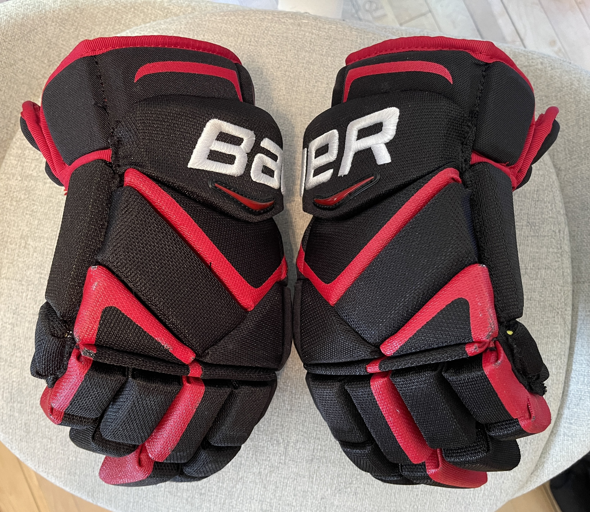 Patrick Sharp Blackhawks Bauer 13" Pro Stock Vapor 1X Pro Hockey Gloves ...