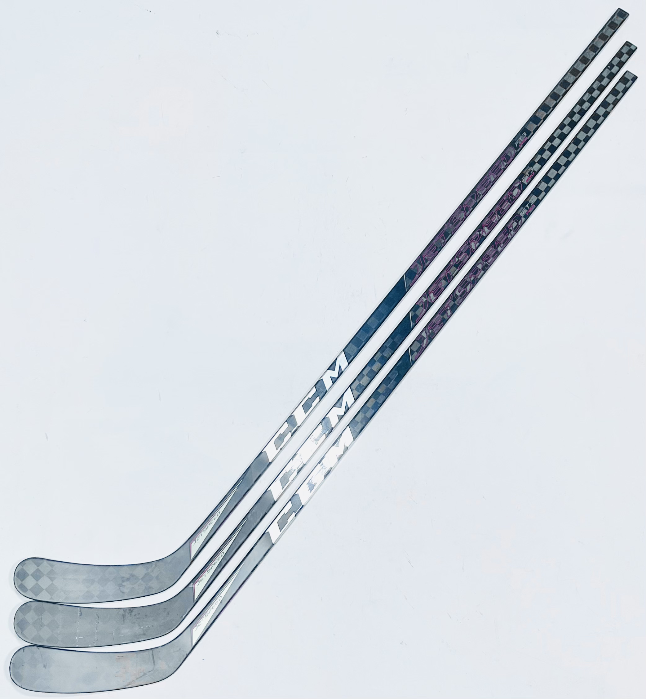 3 Pack CCM Jetspeed FT3 Pro Hockey Sticks-RH-95 Flex-P90-Grip (Stiff ...
